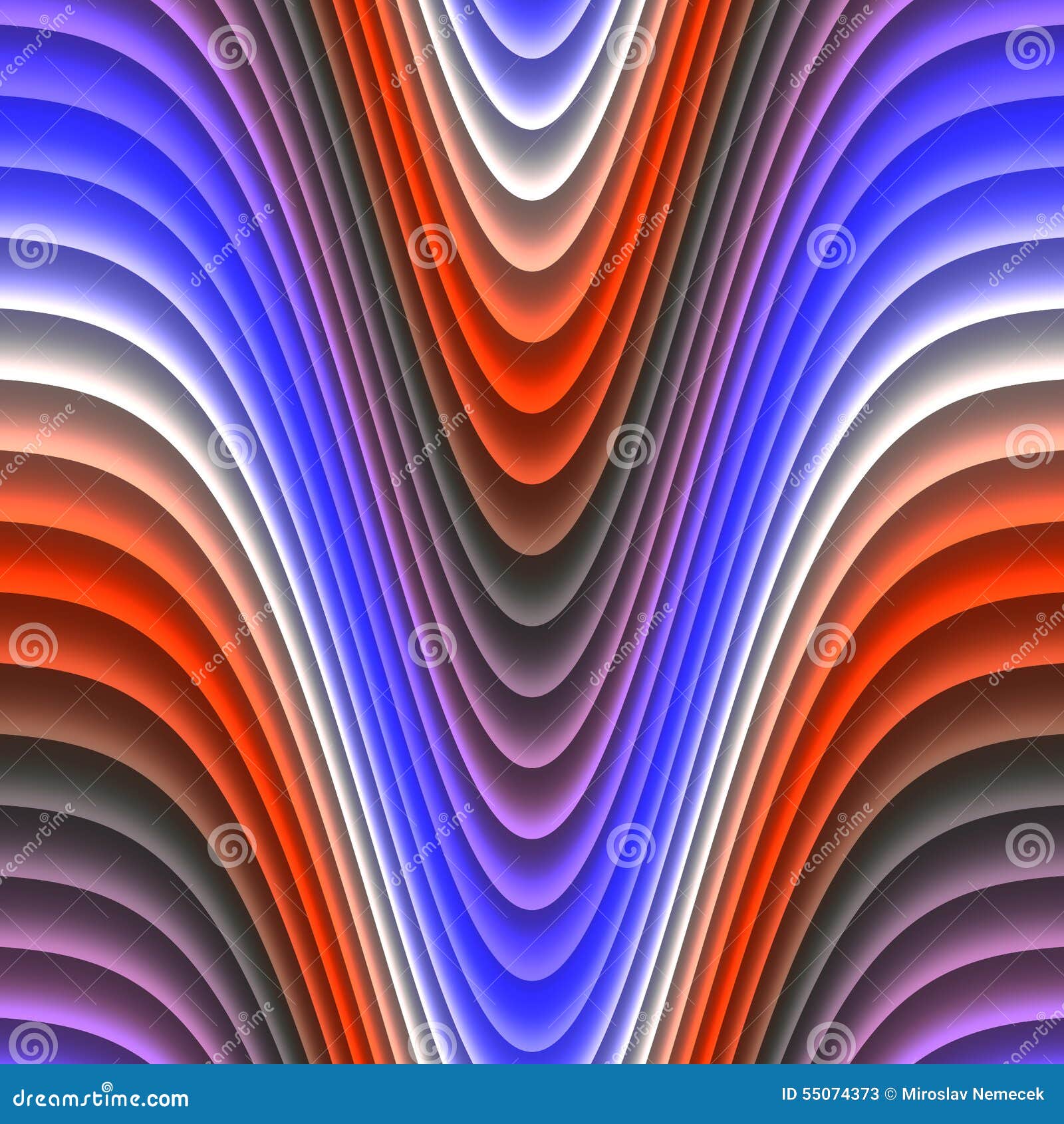 Color Waves Generated Seamless Texture Stock Illustration ...