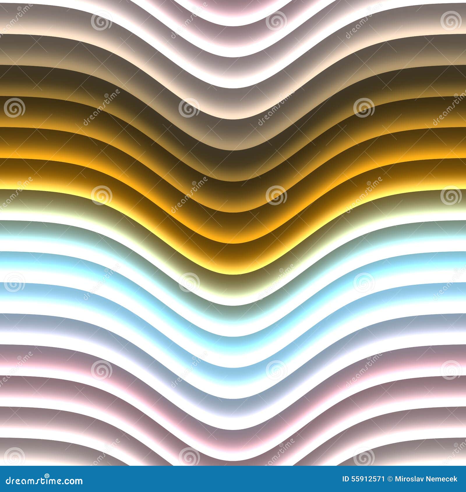 Color Waves Generated Seamless Texture Stock Illustration ...