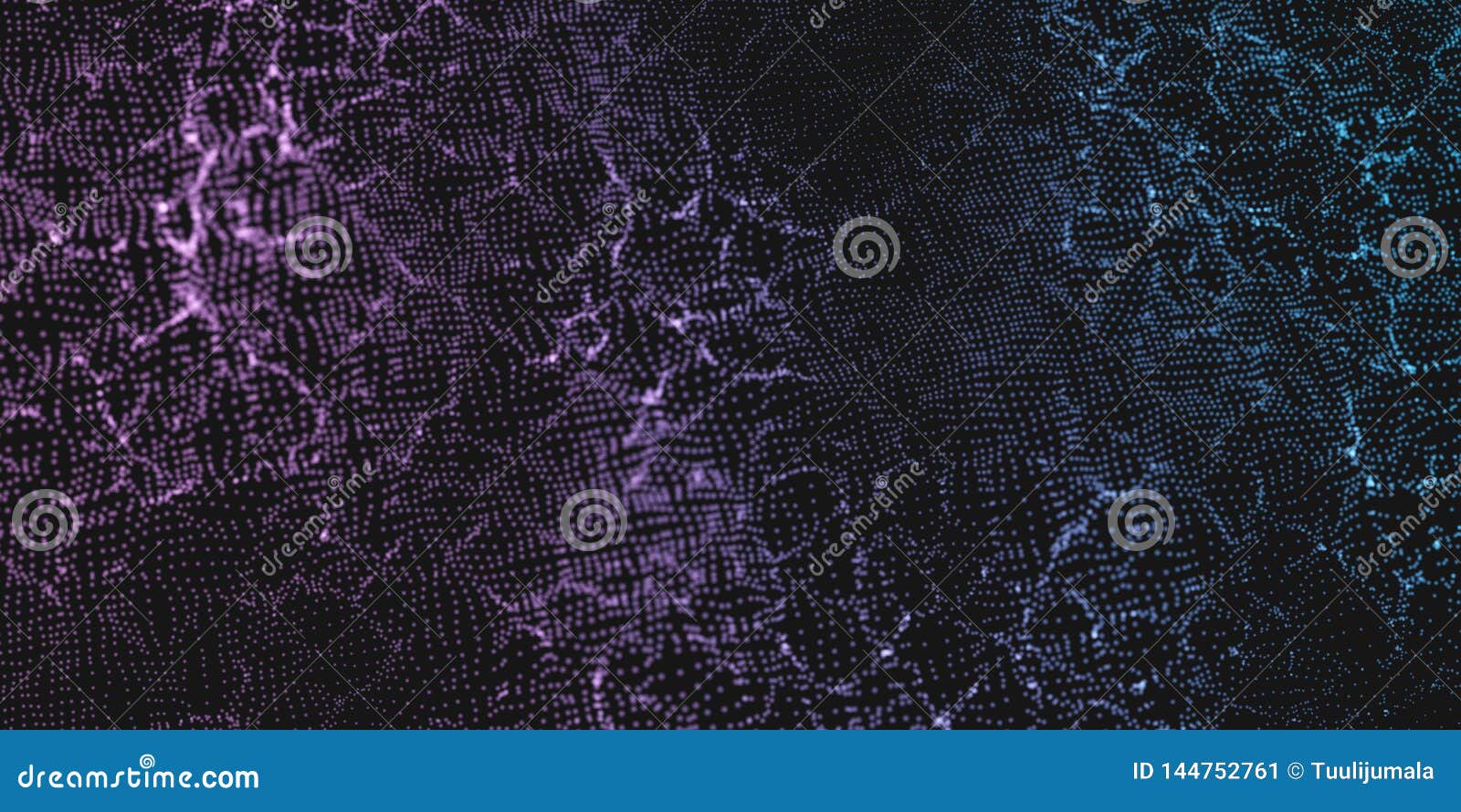 Color Wavy Particle Surface Background Stock Vector - Illustration of ...