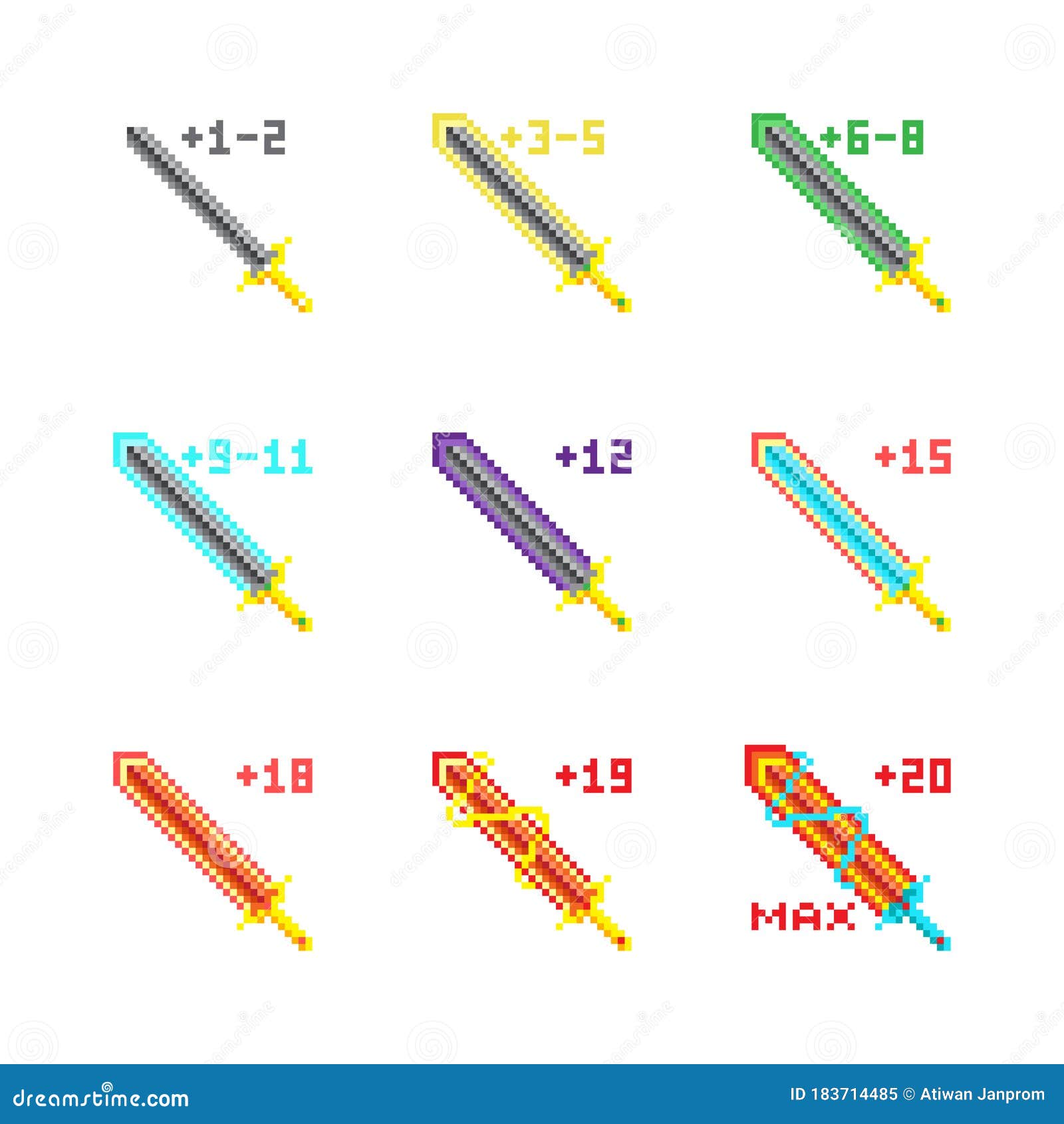 Level Up! Pixel Art. Achievement In The Game, Leveling Up. Text In 8 ...