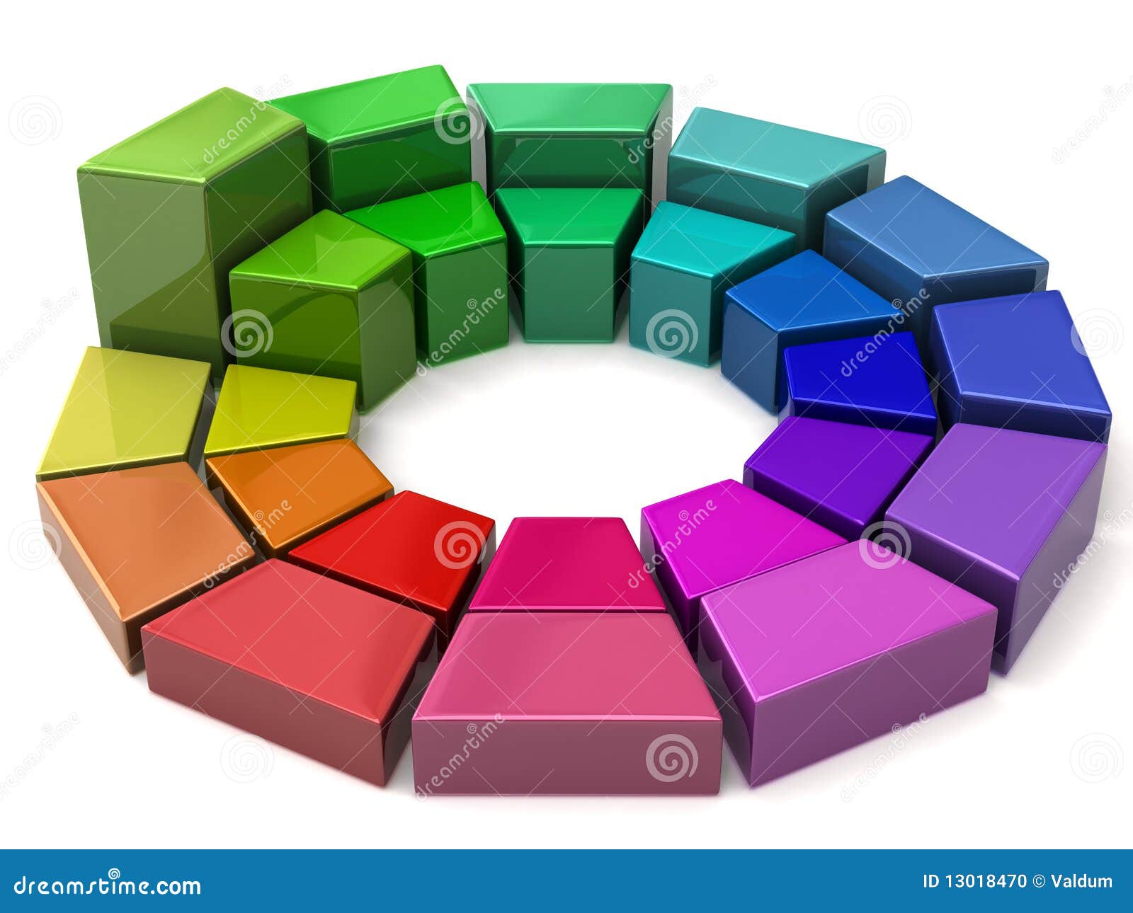 Color wheel stock illustration. Illustration of array - 13018470