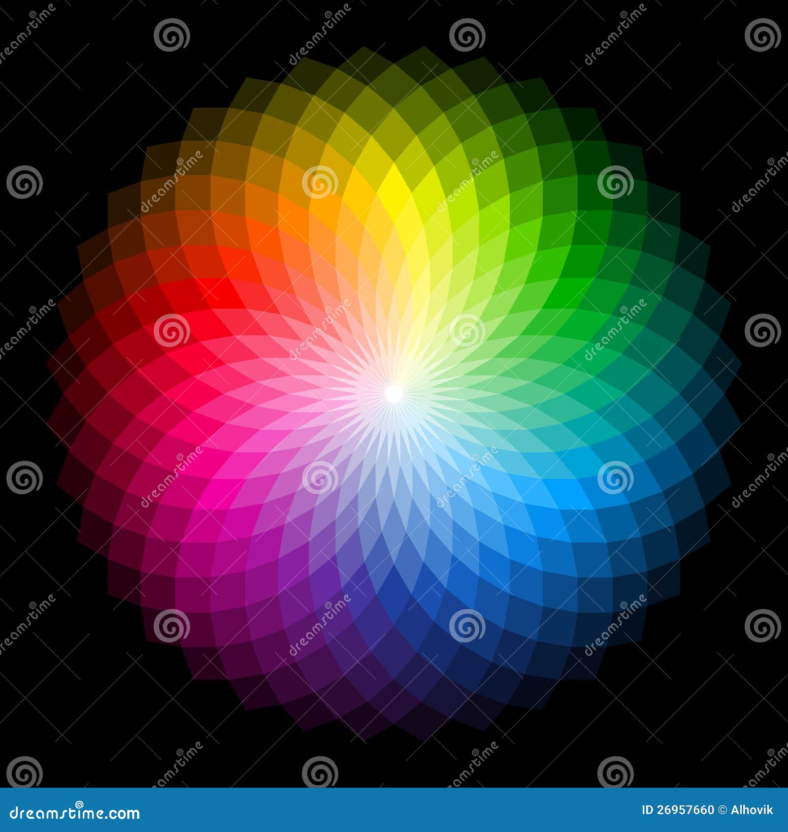 RGB Color Wheel Spectrum Selector Picker. RGB Palette Logo. Vector ...
