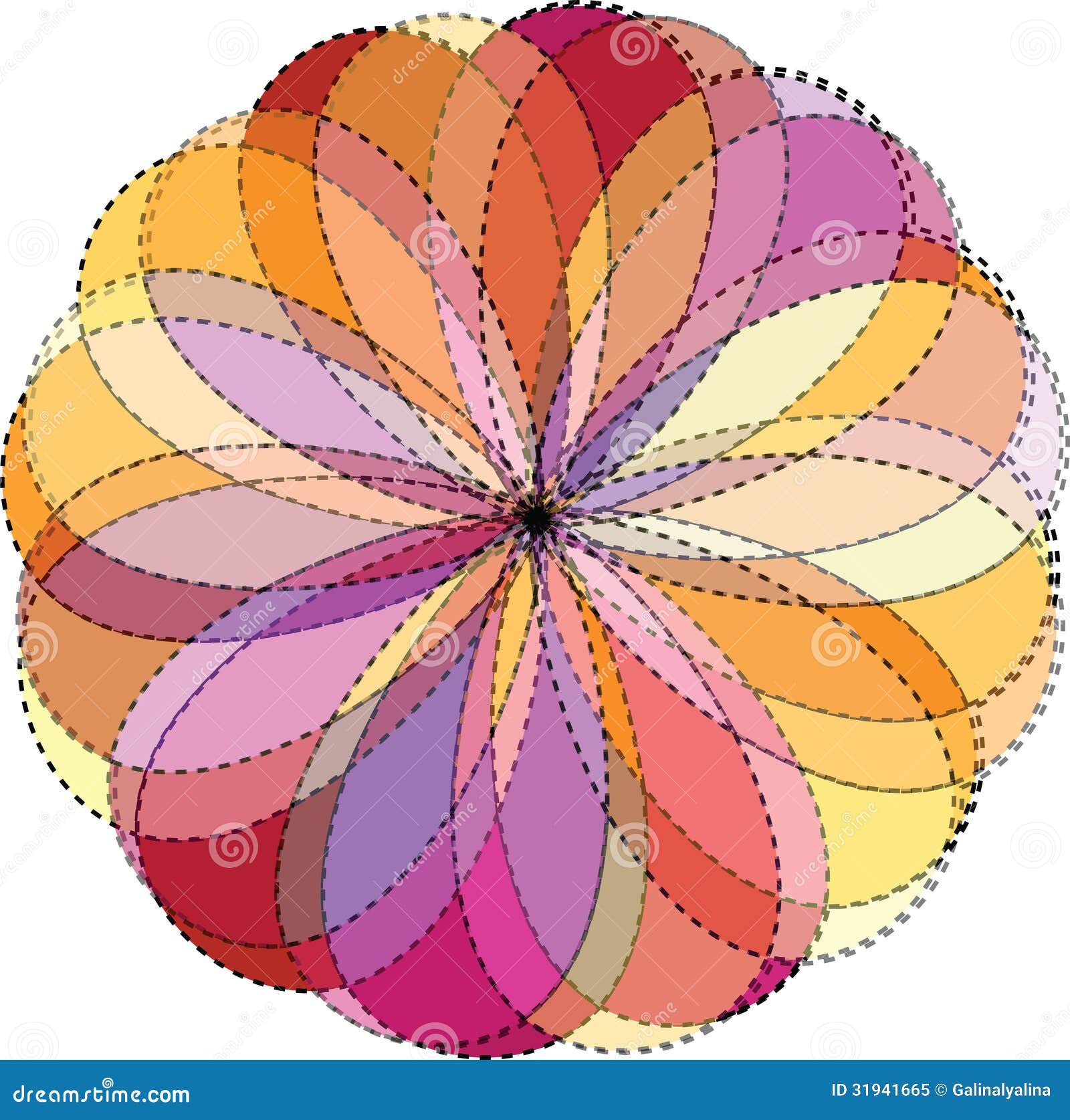 Color Wheel Background. Vector Illustration Stock Vector - Illustration ...