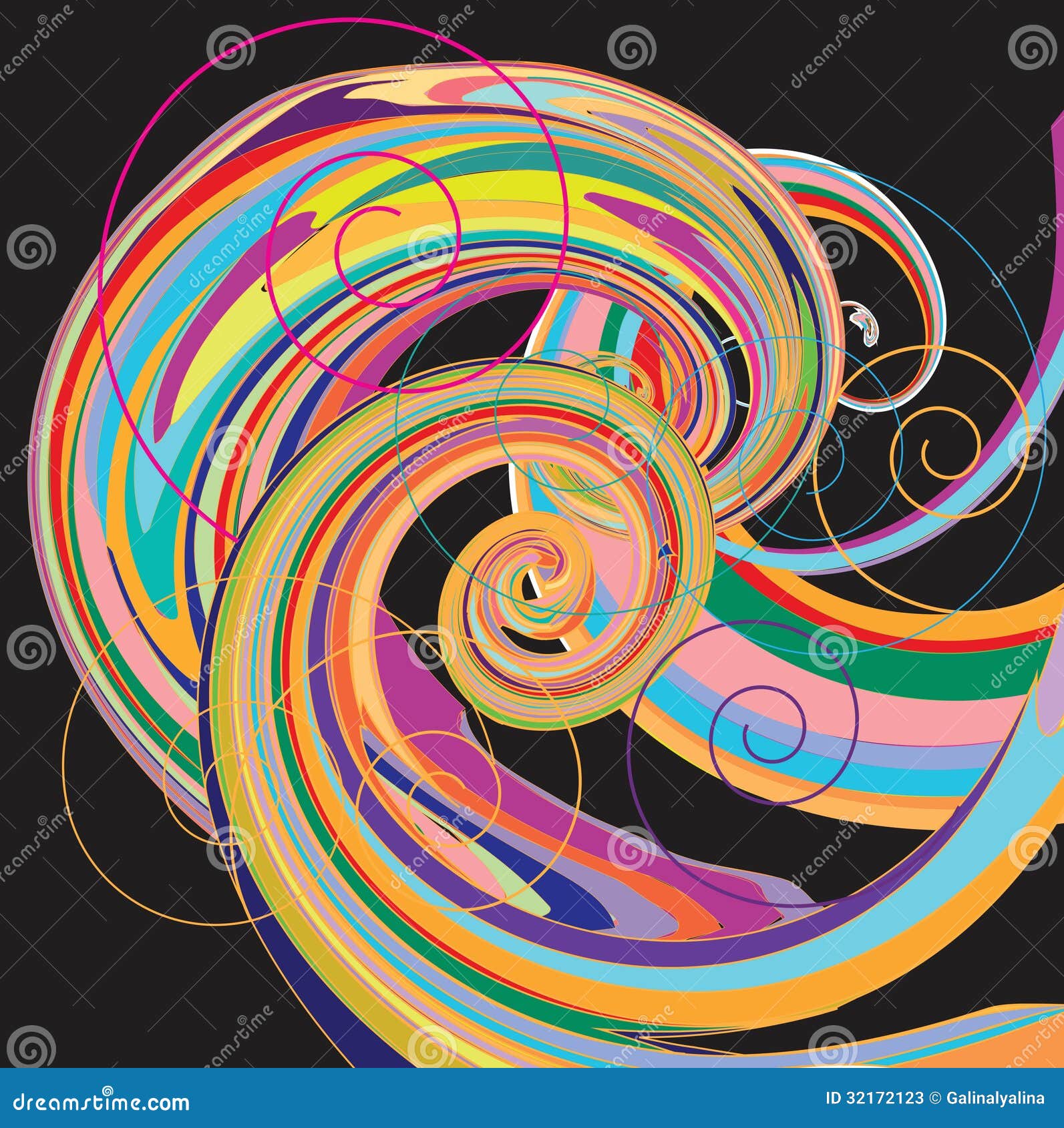 Mag Car Wheel Background. Abstract Blue Car Wheel. Vector Illustration ...