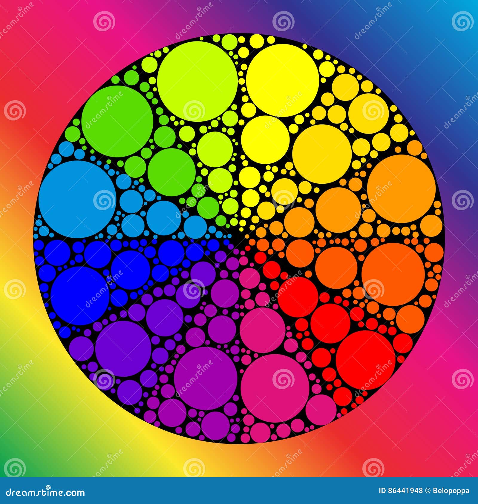 Color wheel designs circle - robotklo
