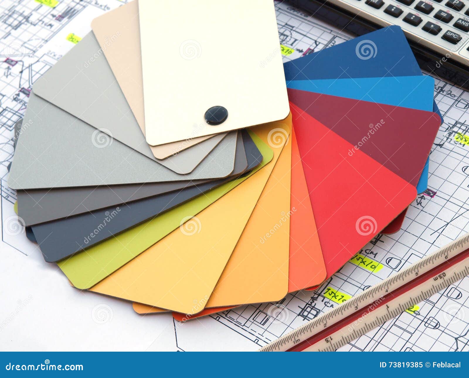 Color wheel stock image. Image of decoration, beautiful - 73819385