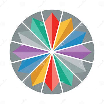 Color Wheel stock vector. Illustration of industrial - 41479300