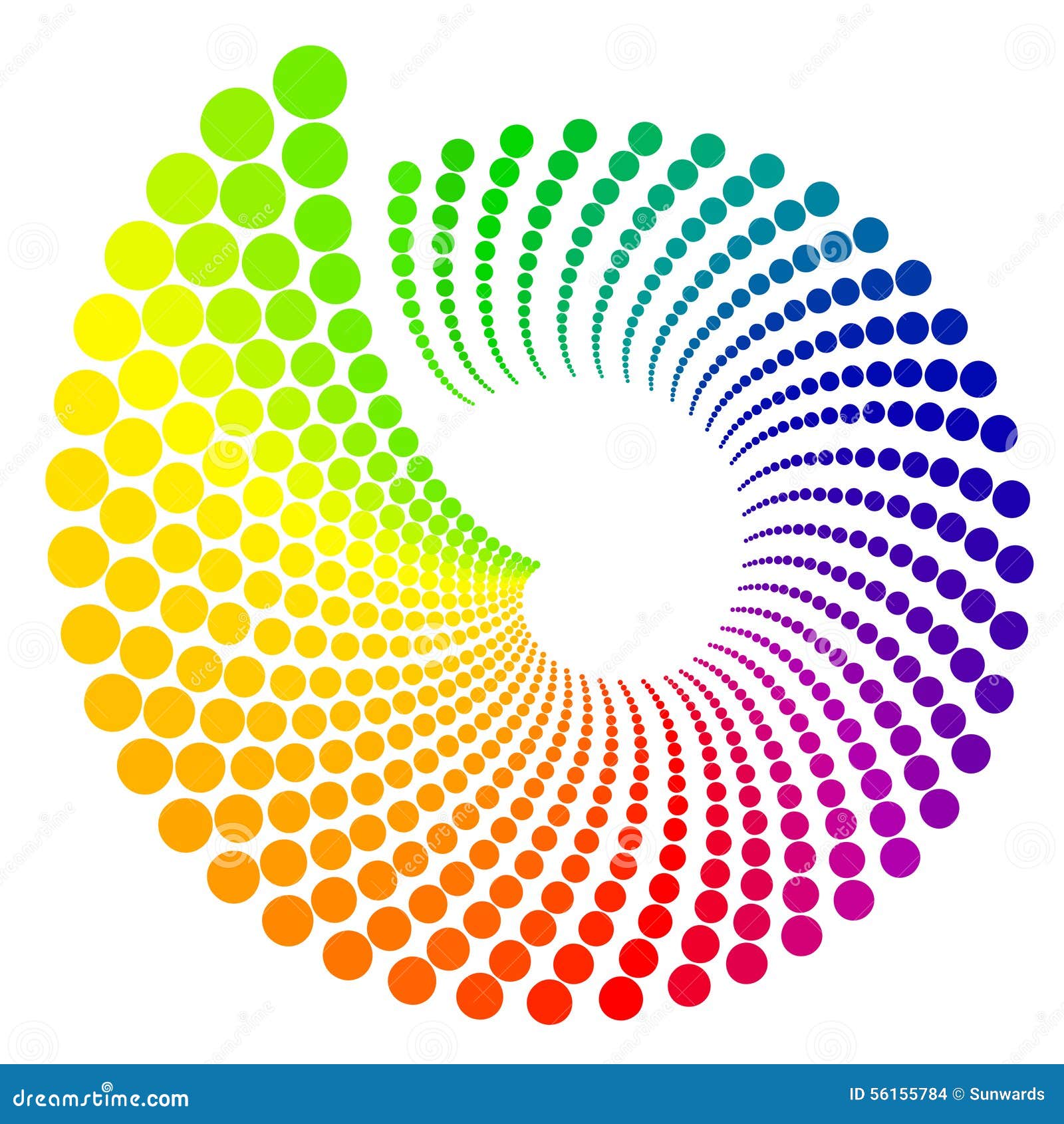 Color Wheel stock vector. Illustration of optic, creative - 56155784