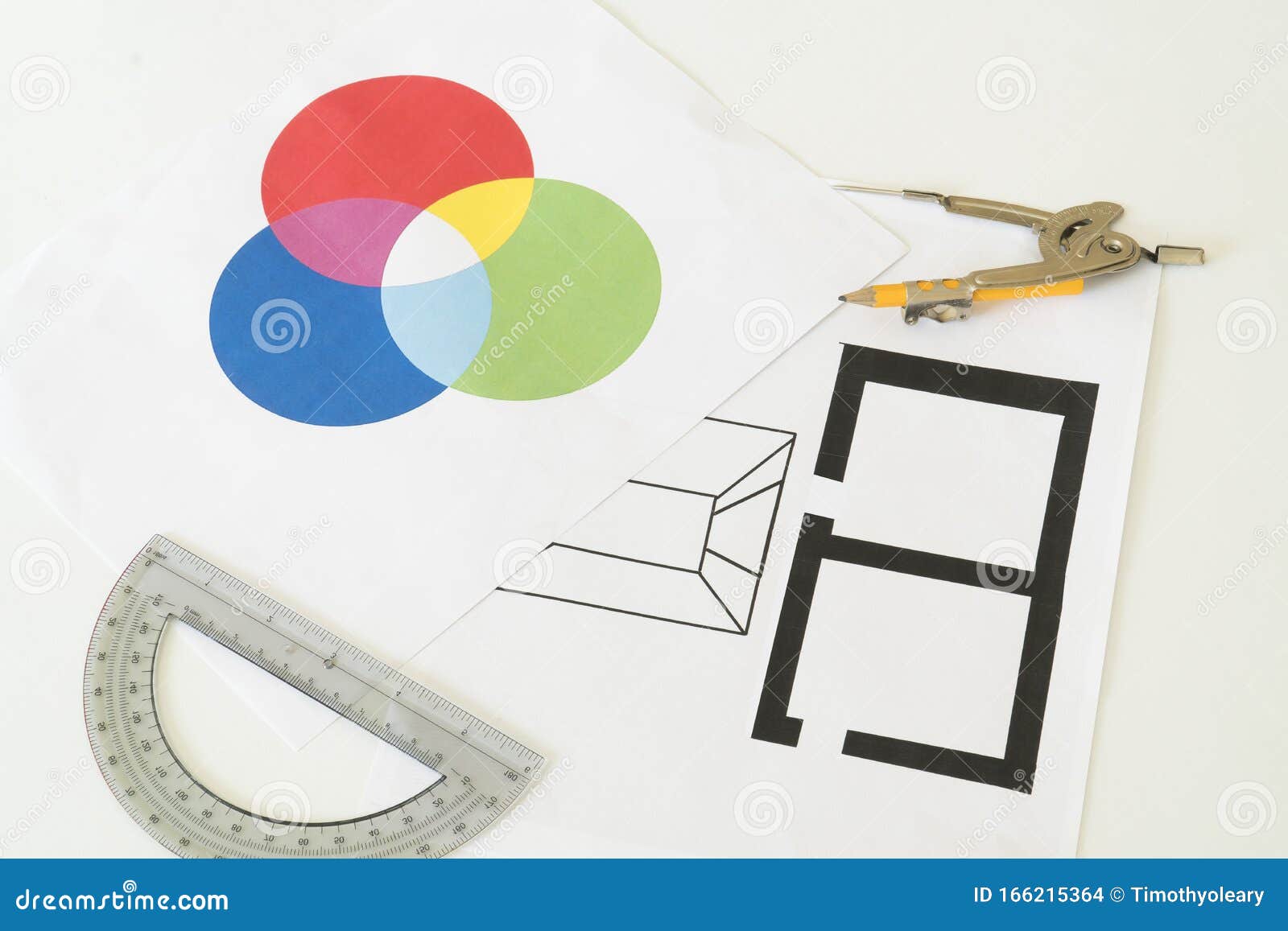 Color Wheel Used To Assist in Creating Various Designs, Architecture ...
