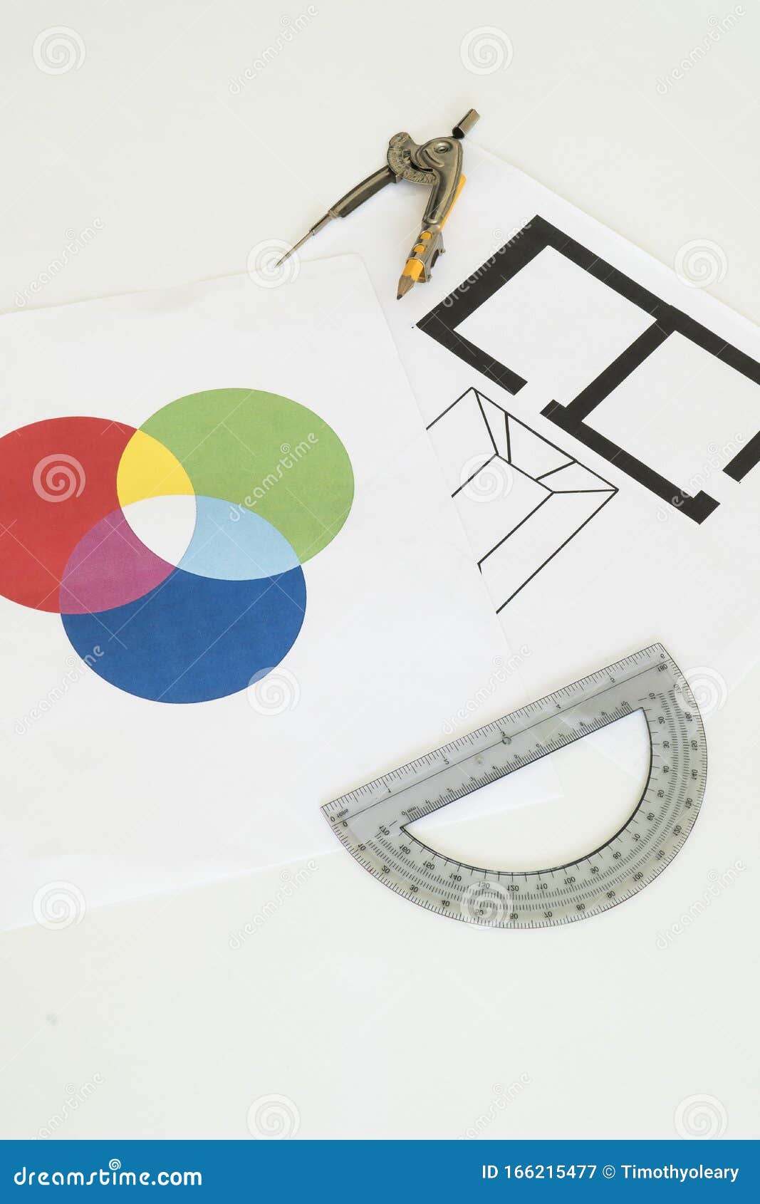 Color Wheel Used To Assist in Creating Various Designs, Architecture ...