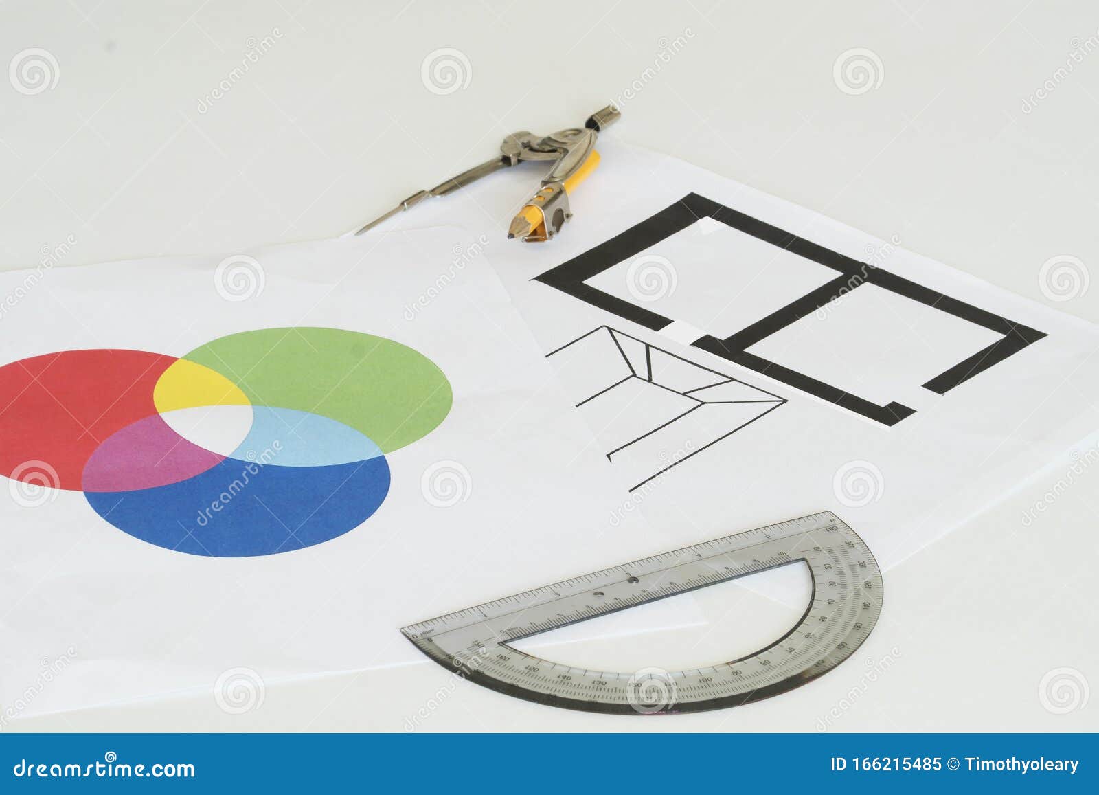 Color Wheel Used To Assist in Creating Various Designs, Architecture ...