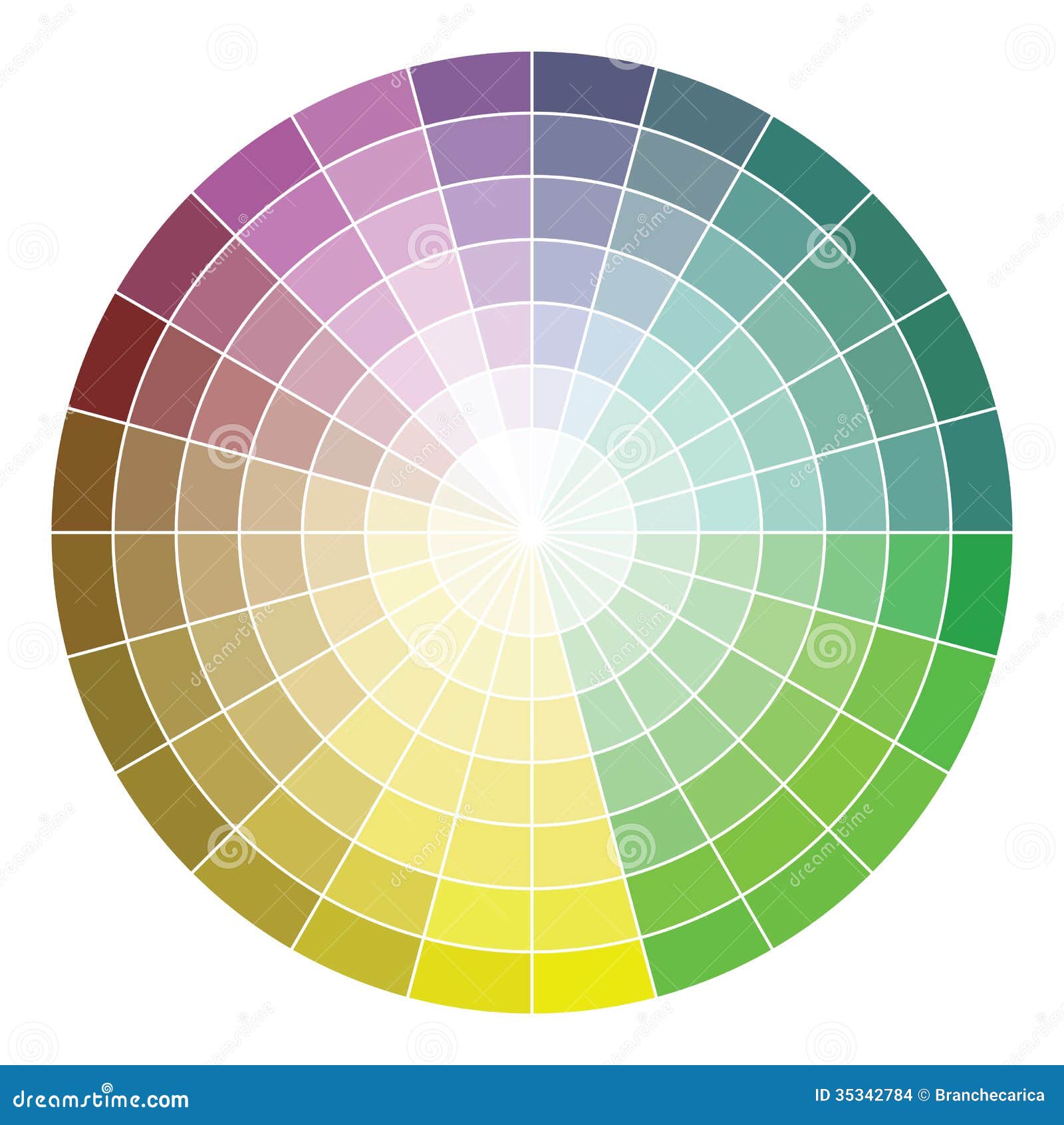 Color wheel stock vector. Illustration of guide, element - 35342784