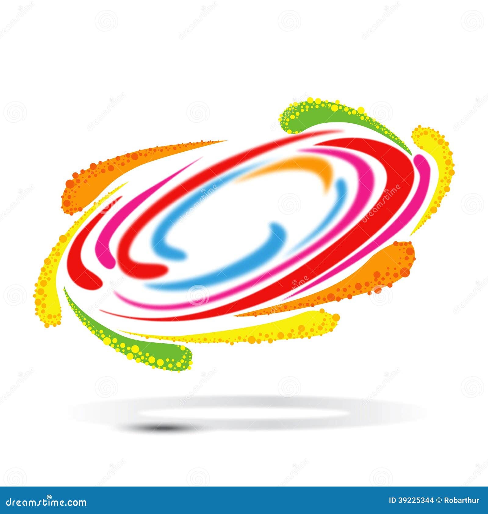 Color Whirl Concept stock vector. Illustration of orbit - 39225344