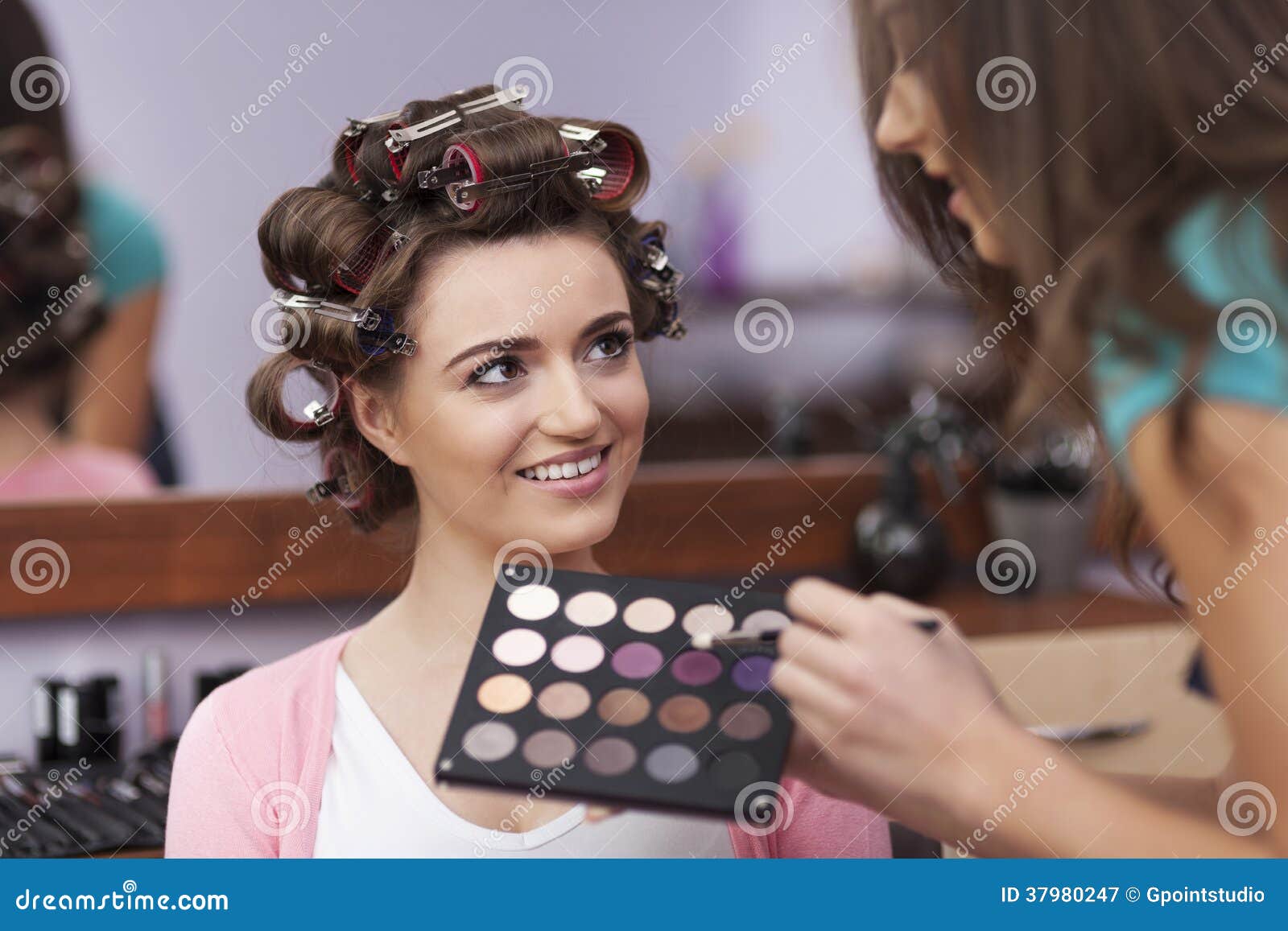 This Color Will Be Perfect for You Stock Image - Image of smiling ...