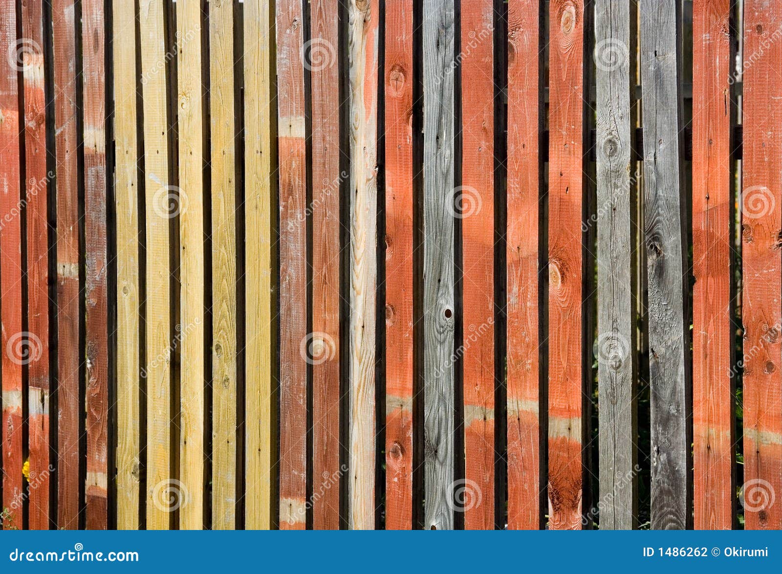 Color wooden fence stock photo. Image of flax, background - 1486262