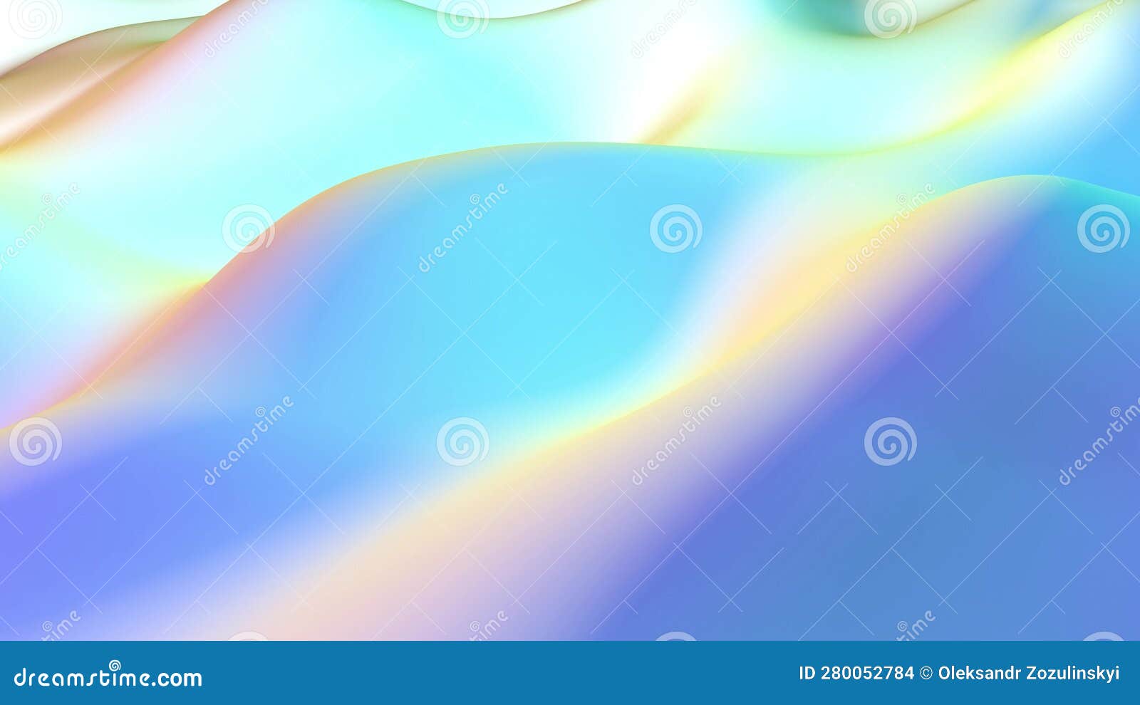 Color Wave Trendy 3d Style Intropresentation 3d Stock Illustration ...