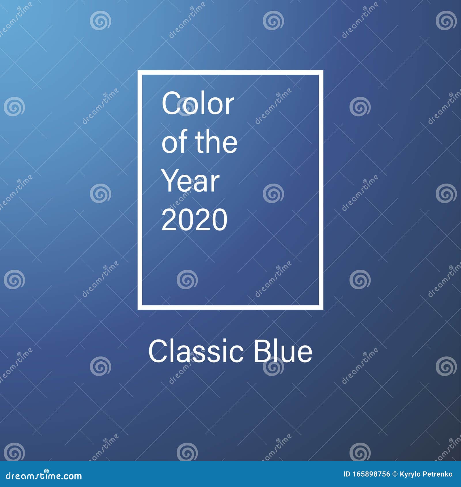 Color of the Year 2020 Classic Blue Editorial Photo - Illustration of ...
