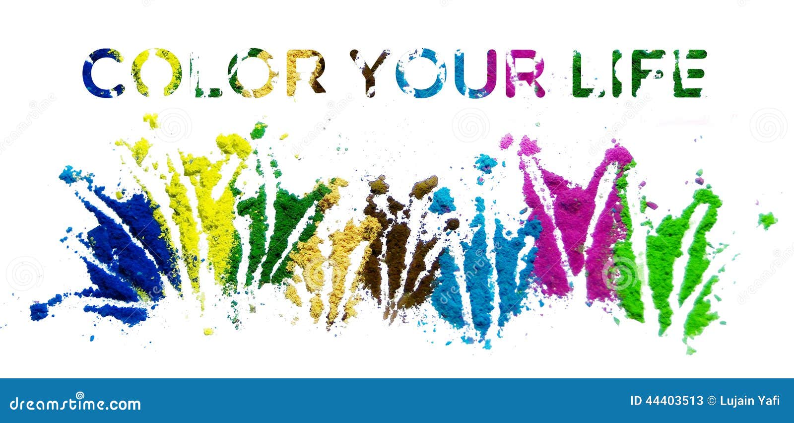 Color Your Life stock image. Image of rainbow, brown - 44403513