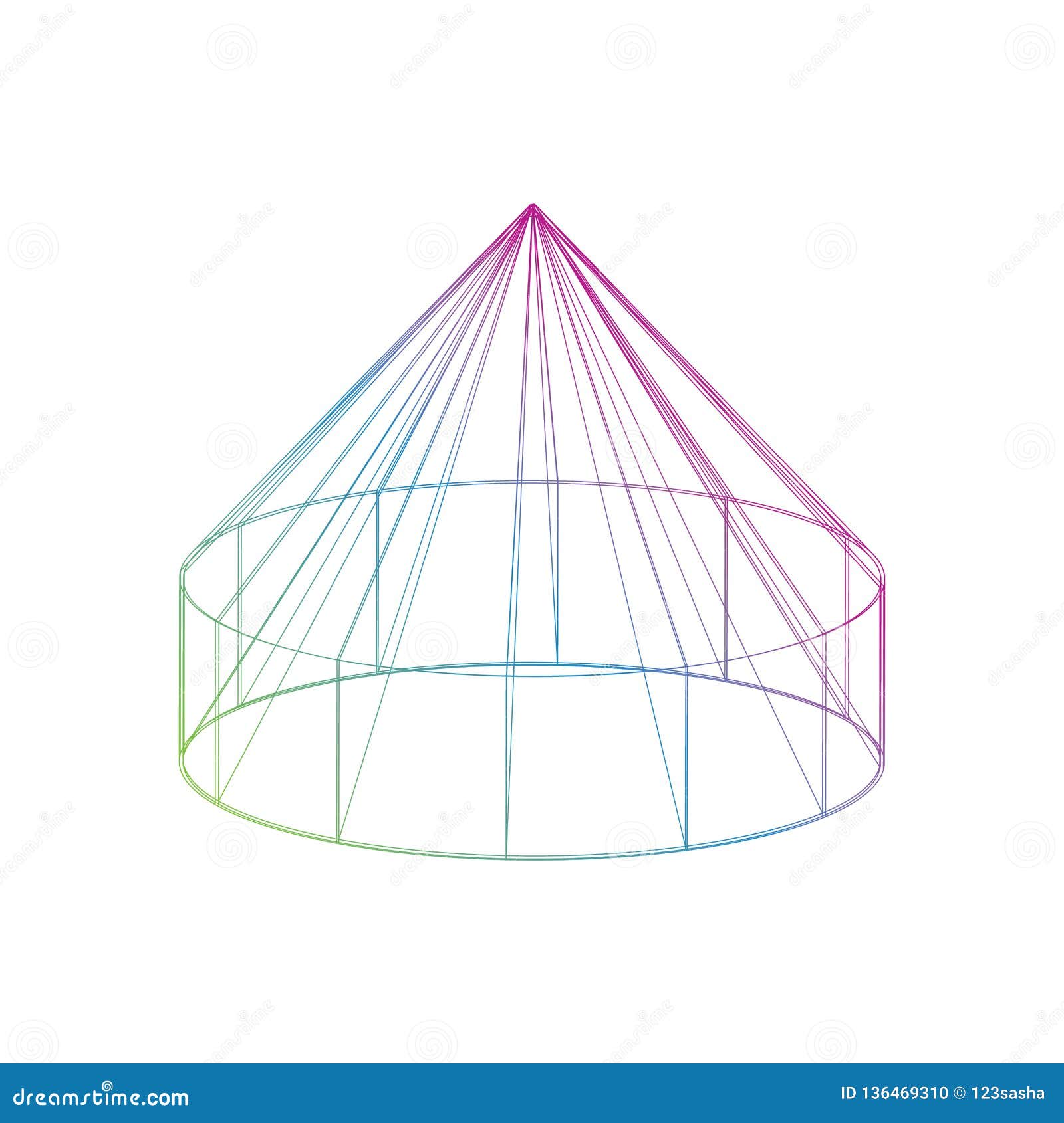 Yurt Icon. Trendy Yurt Logo Concept On White Background From Sau Vector ...