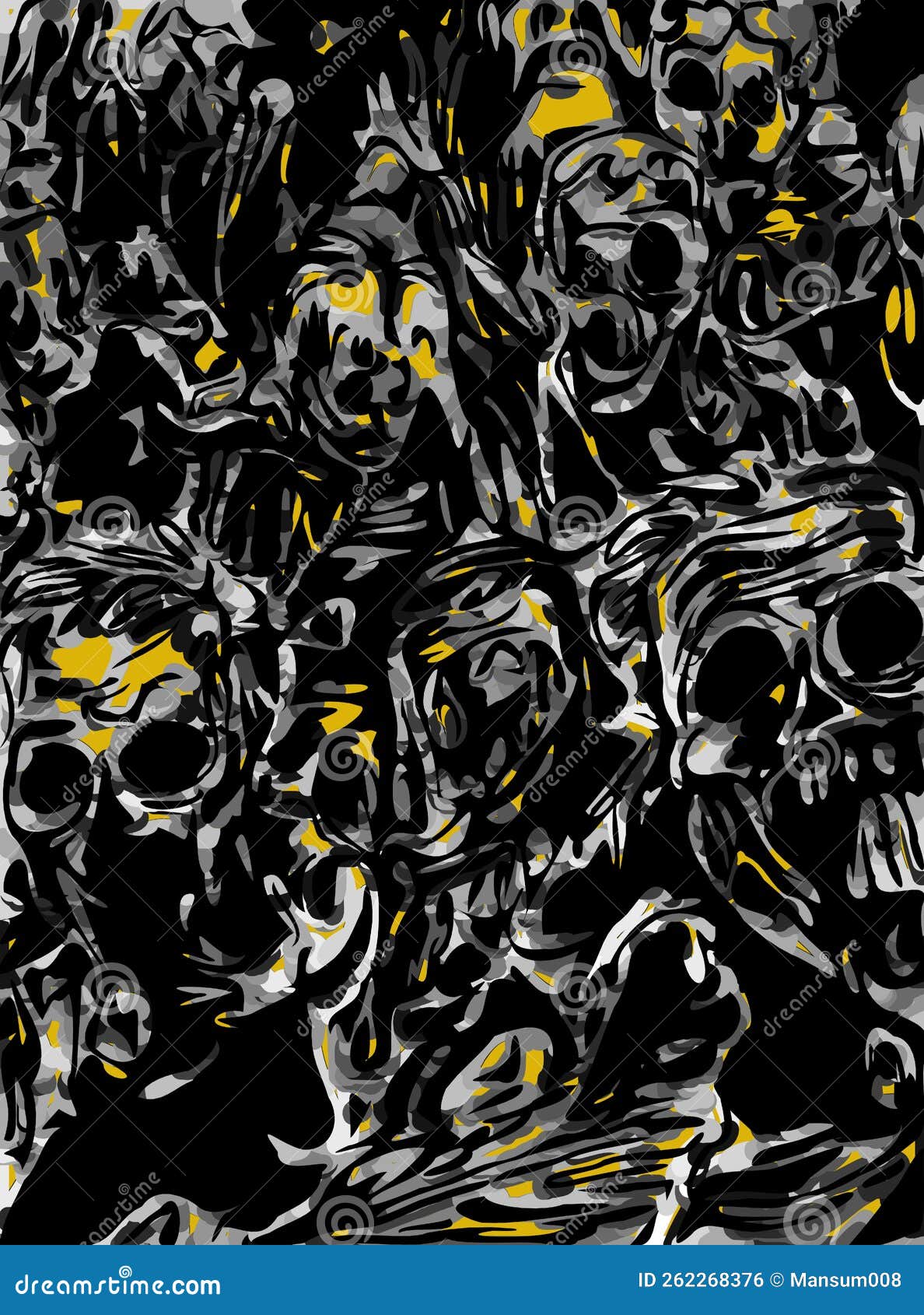 Color of zombies cartoon stock illustration. Illustration of monster ...