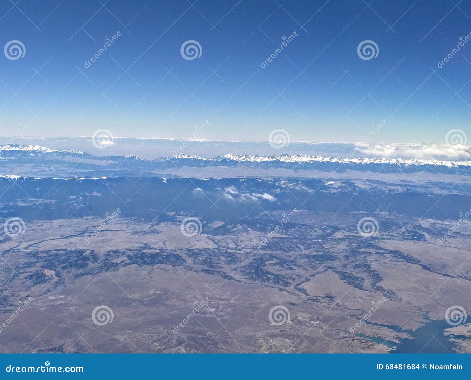 Colorado from above stock photo. Image of peaks, horizon - 68481684