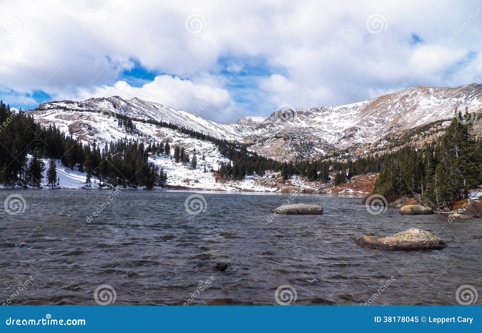 Colorado Alpine Lake editorial image. Image of waves - 38178045