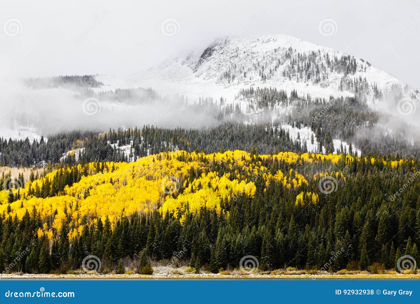 Colorado Autumn Scenery stock photo. Image of mountains - 92932938