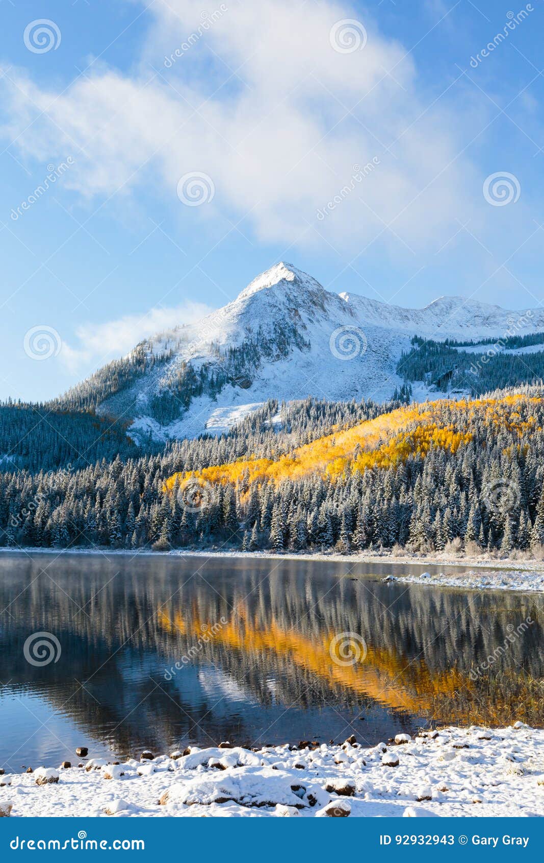 Colorado Autumn Scenery stock image. Image of crested - 92932943