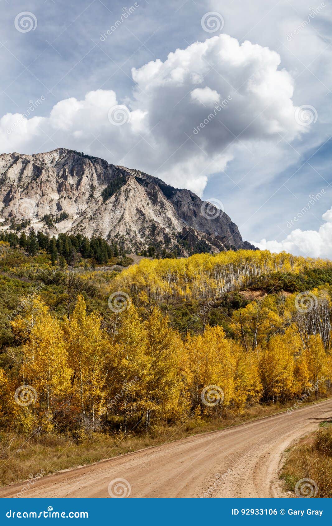 Colorado Autumn Scenery stock photo. Image of cliff, face - 92933106