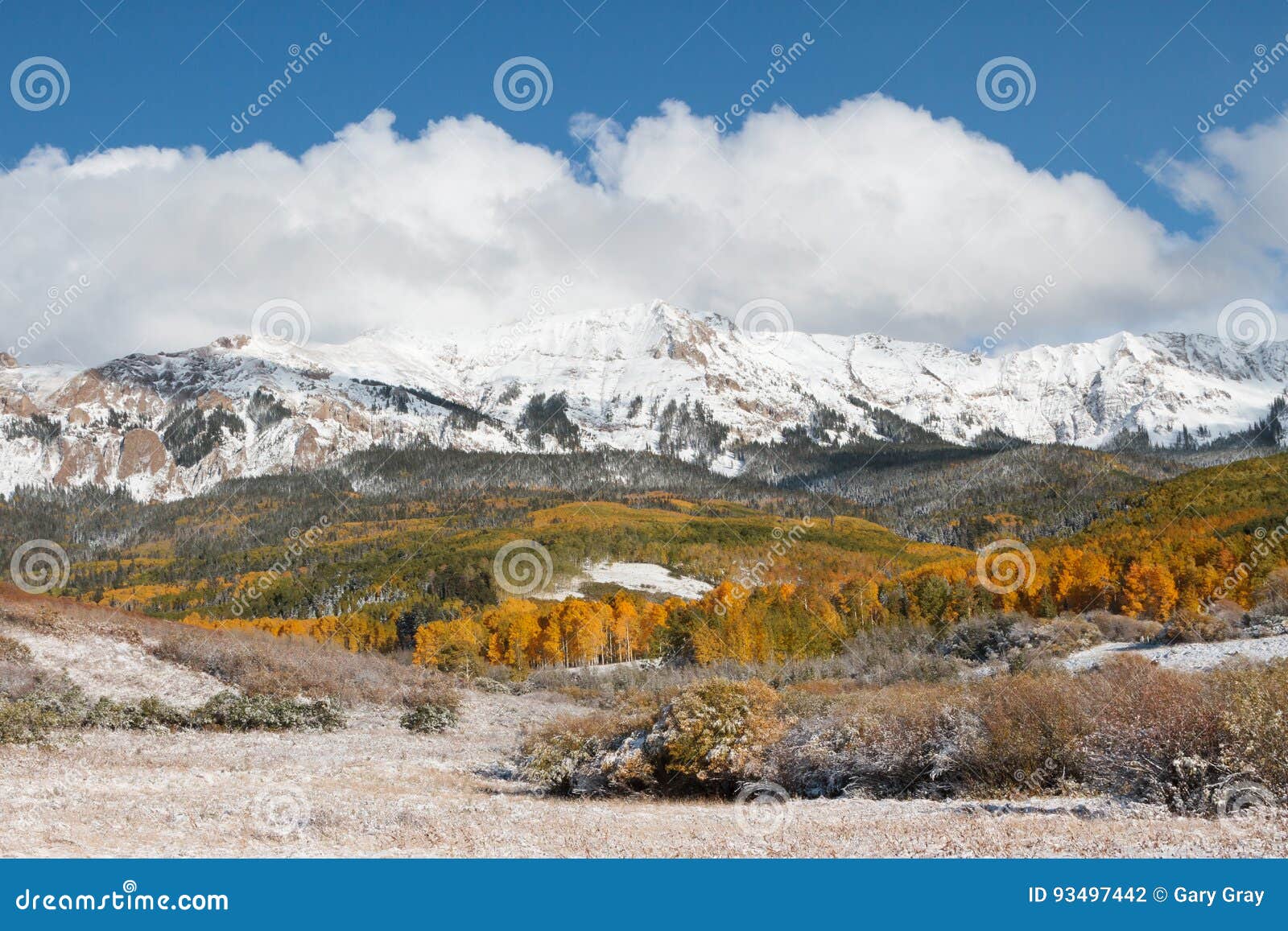 Colorado Autumn Scenery stock photo. Image of butte, colorado - 93497442