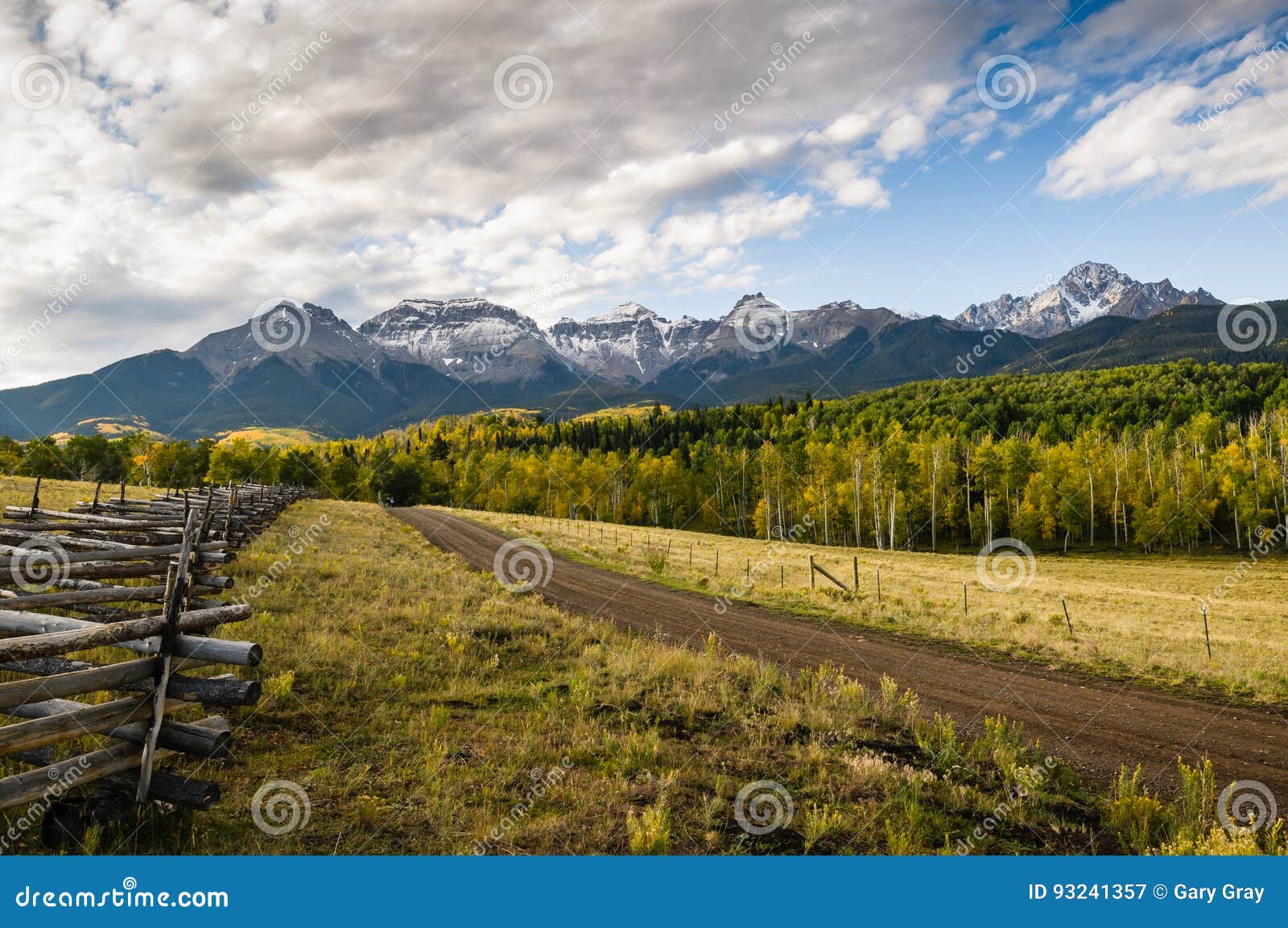 Colorado Autumn Scenery - Sneffels Range Stock Image - Image of ...