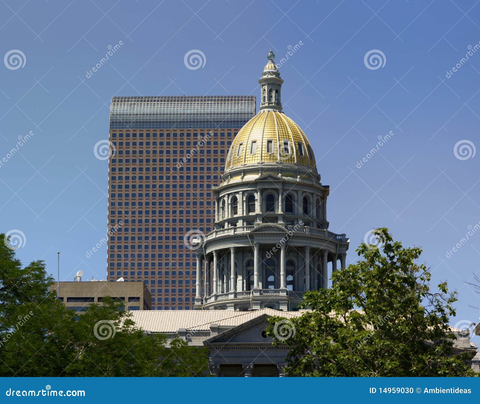 Colorado Capitol Building Dome Stock Photo - Image of capitol, building ...