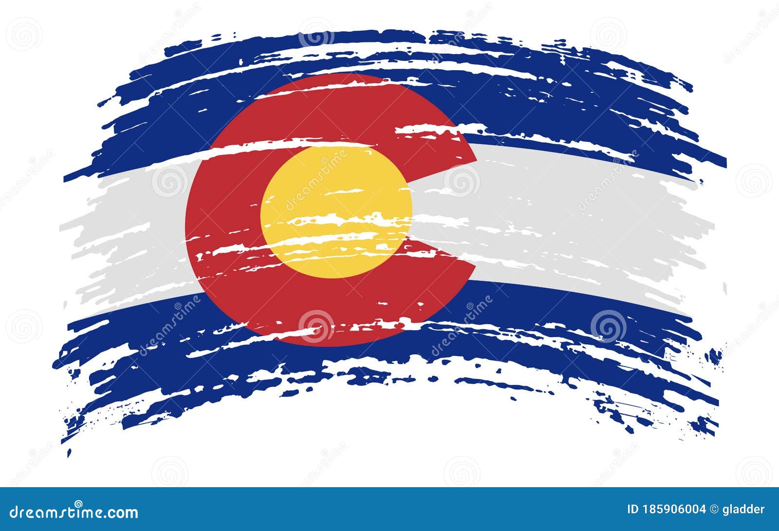 Colorado Flag Vector