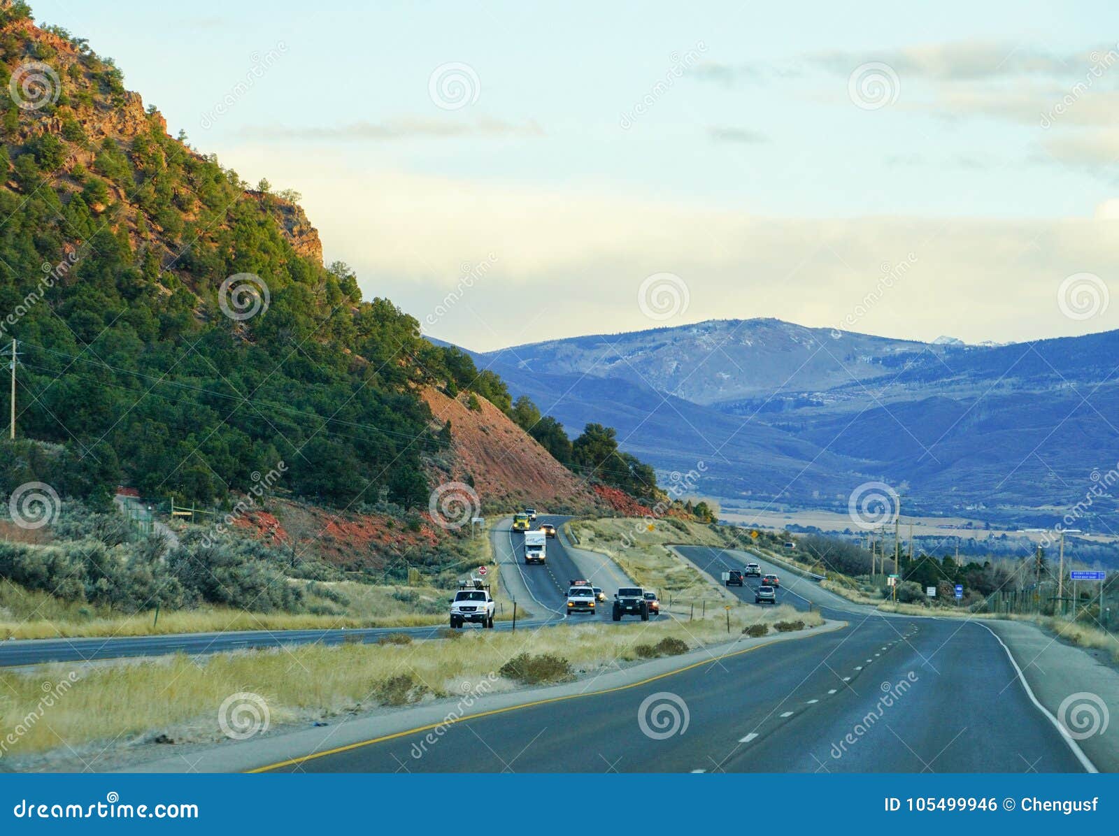 Colorado highway landscape stock photo. Image of canyon - 105499946