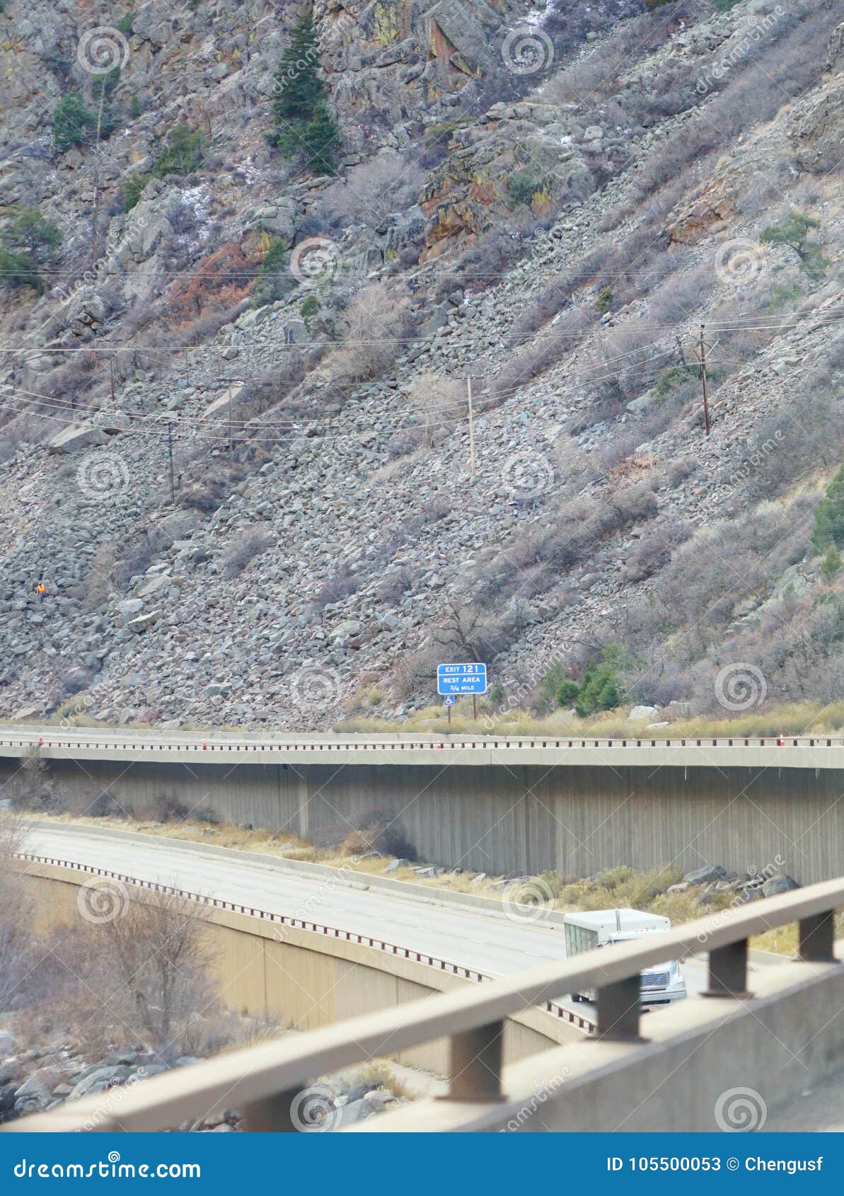 Colorado highway landscape stock image. Image of aspen - 105500053