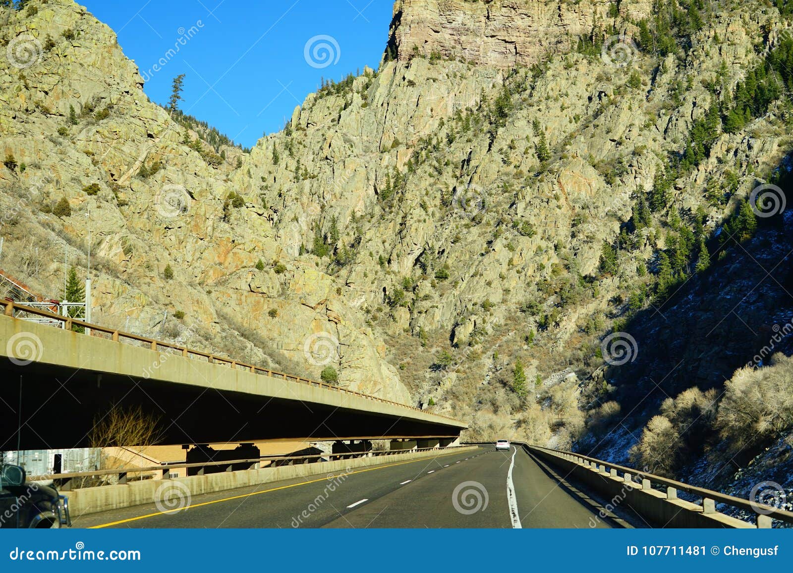 Colorado highway landscape stock image. Image of nature - 107711481