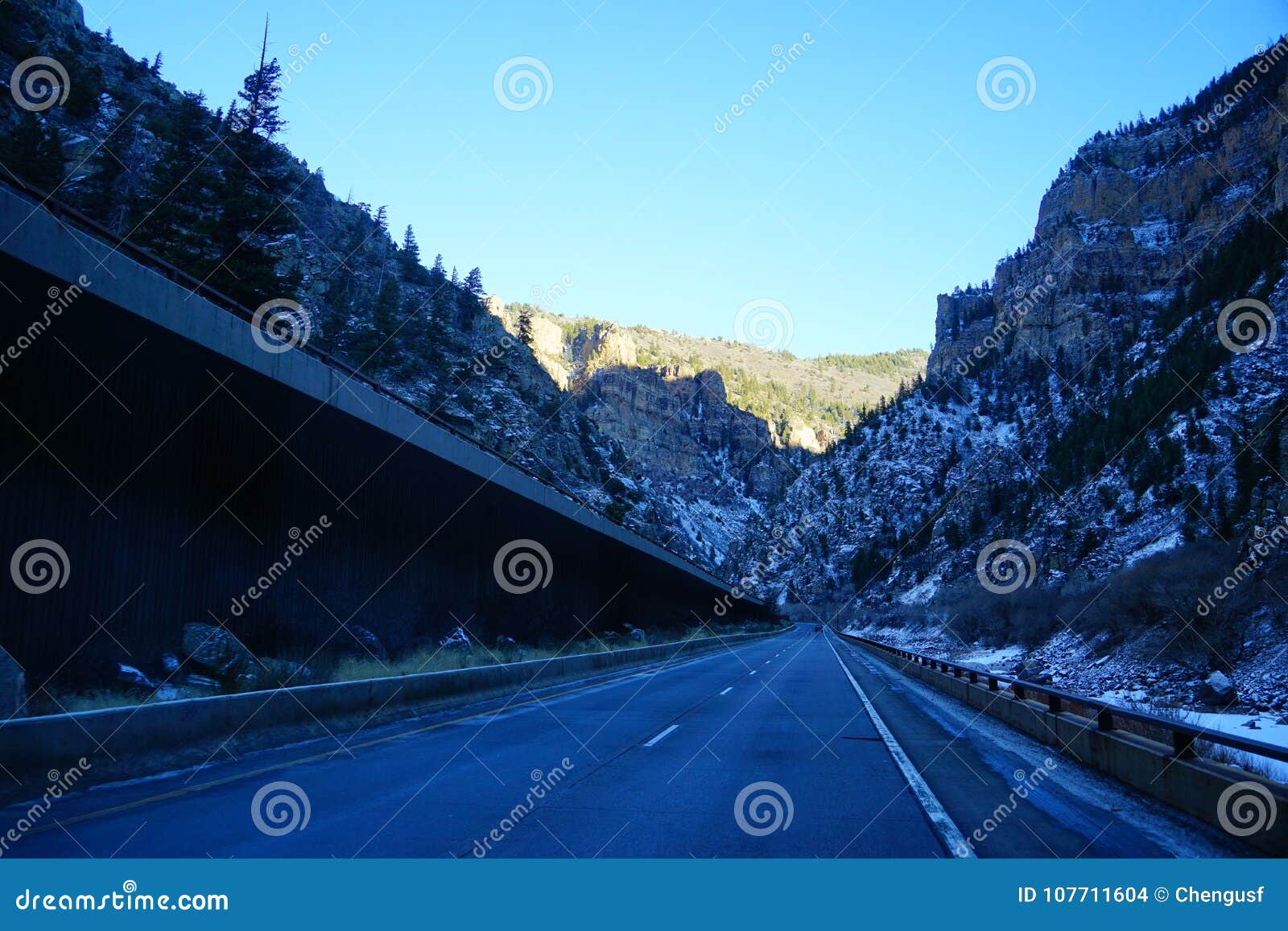 Colorado highway landscape stock photo. Image of autumn - 107711604