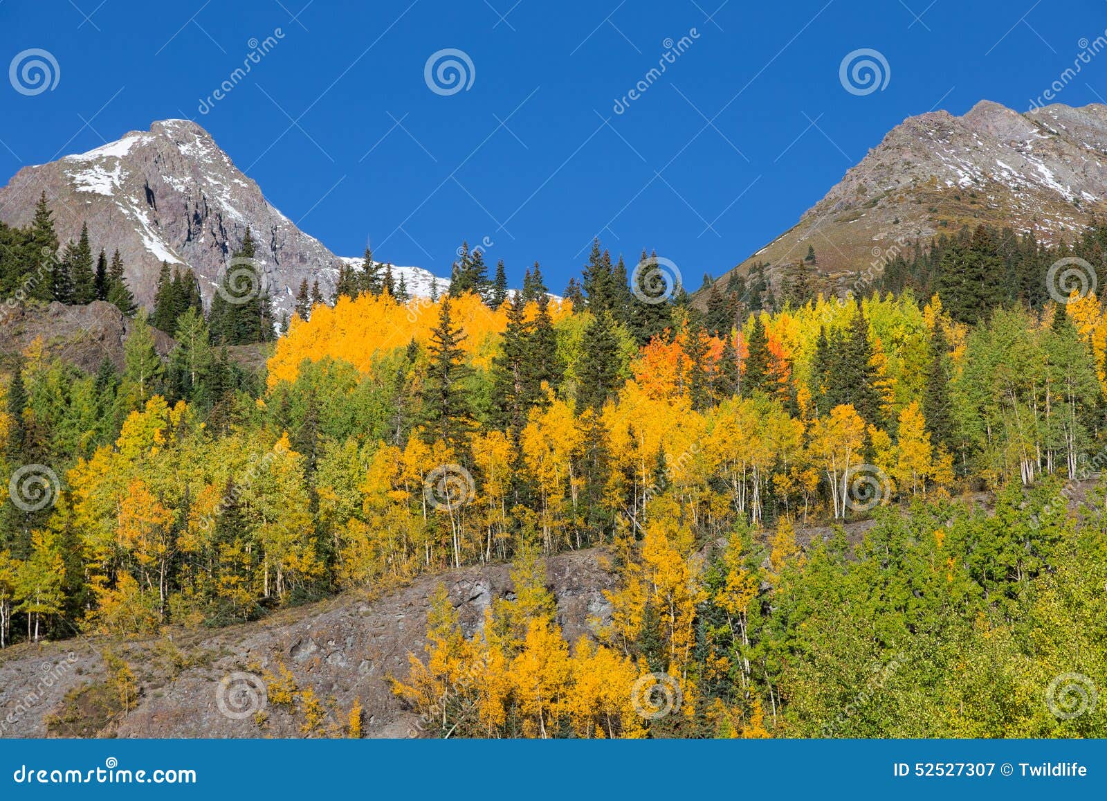 Colorado Mountain Fall Landscape Stock Image - Image of colorado ...
