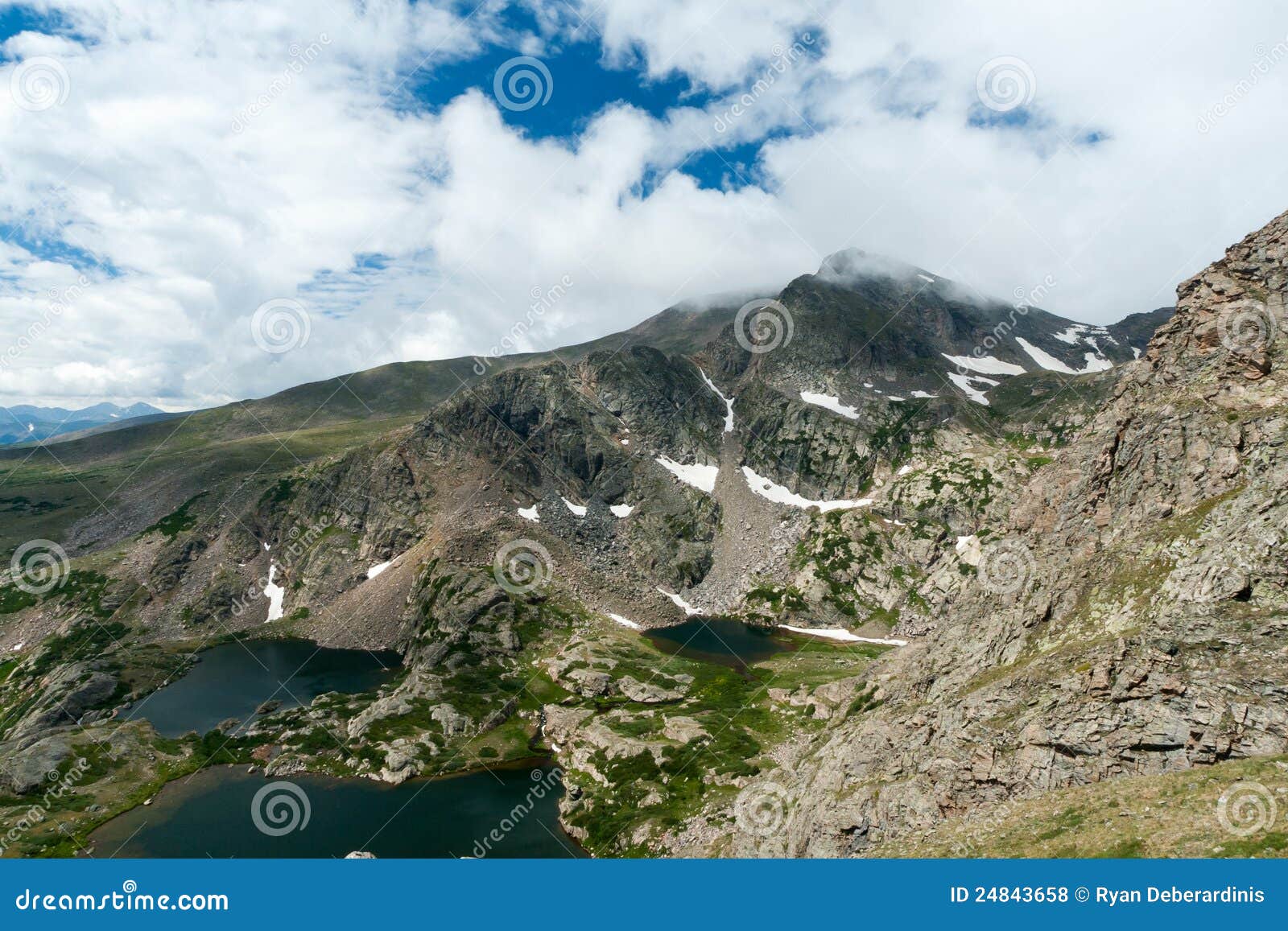 Colorado Mountain Lakes Landscape Stock Photo - Image of outdoor, lake ...