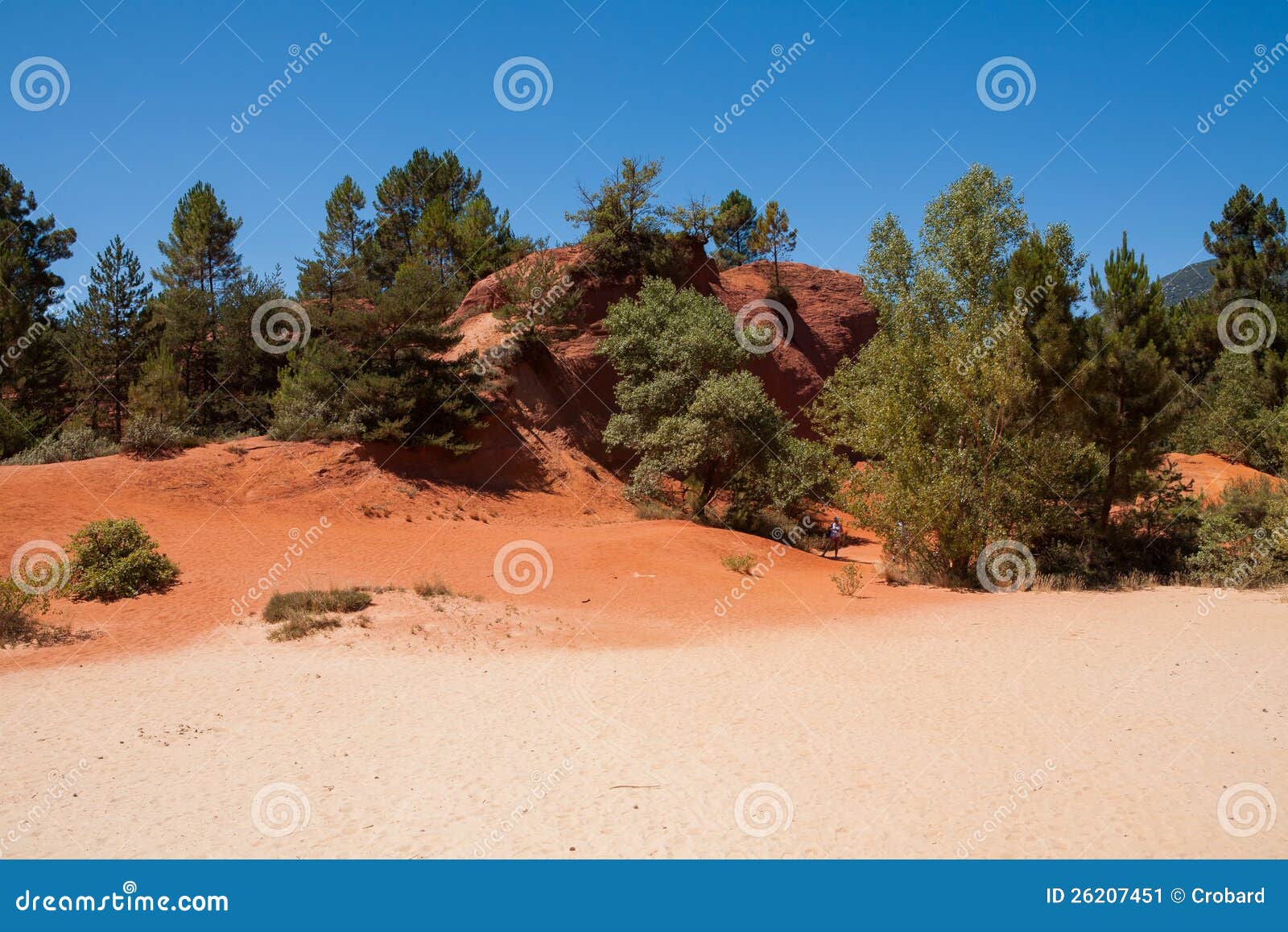 Colorado Provencal En Rustrel, Francia Imagen de archivo - Imagen de ...