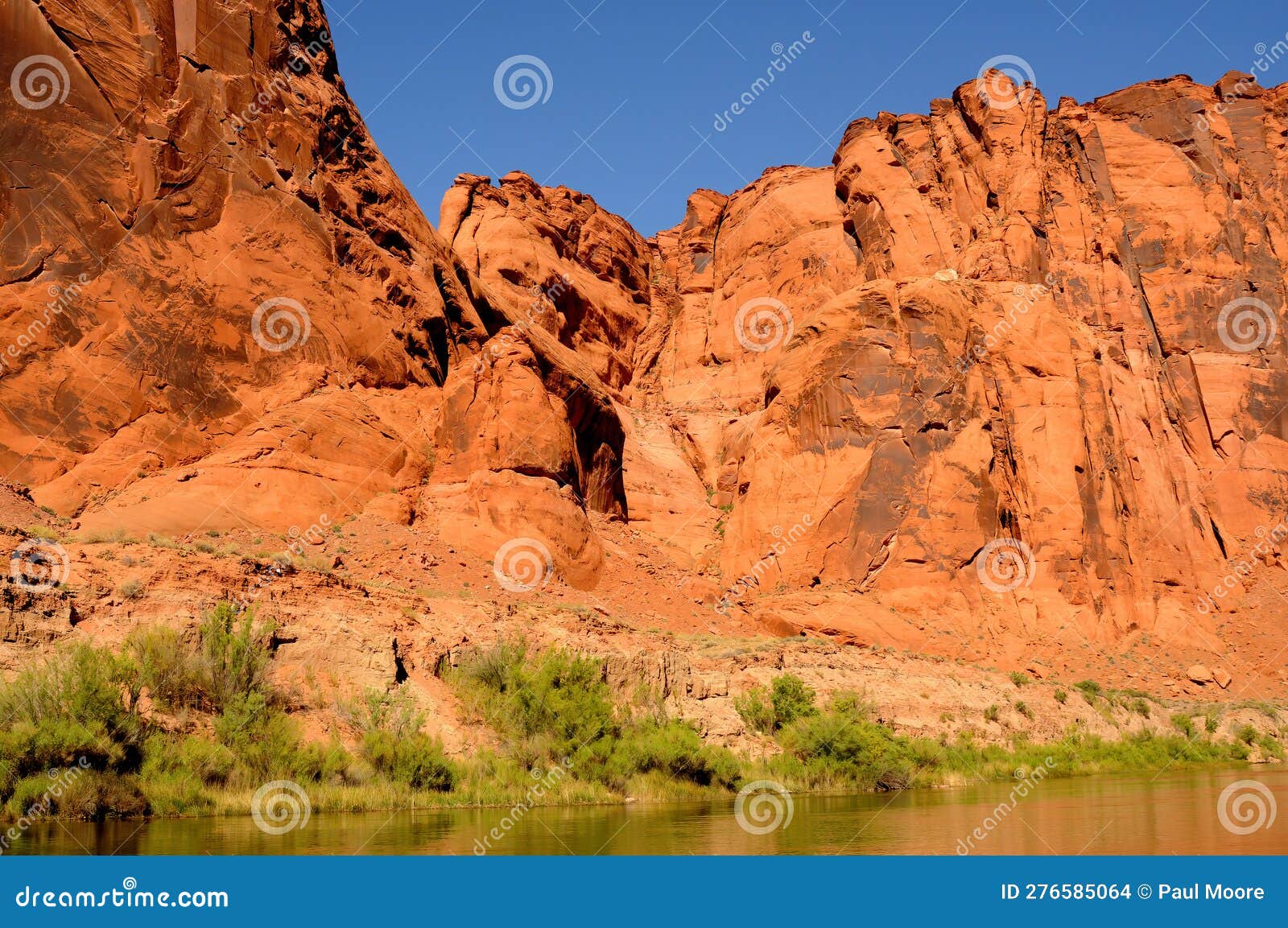Colorado River Arizona stock photo. Image of clouds - 276585064