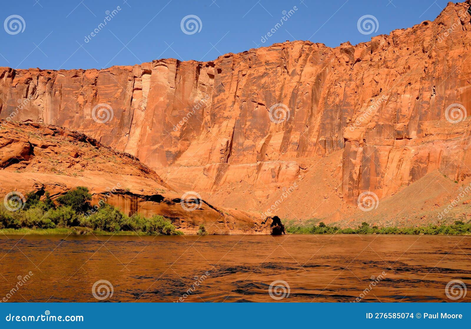 Colorado River Arizona stock photo. Image of geology - 276585074
