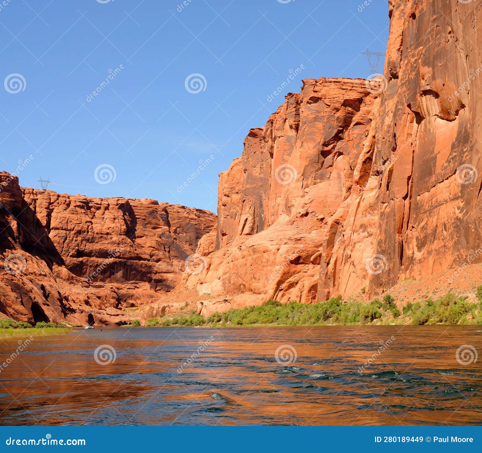 Colorado River Arizona stock image. Image of landscape - 280189449