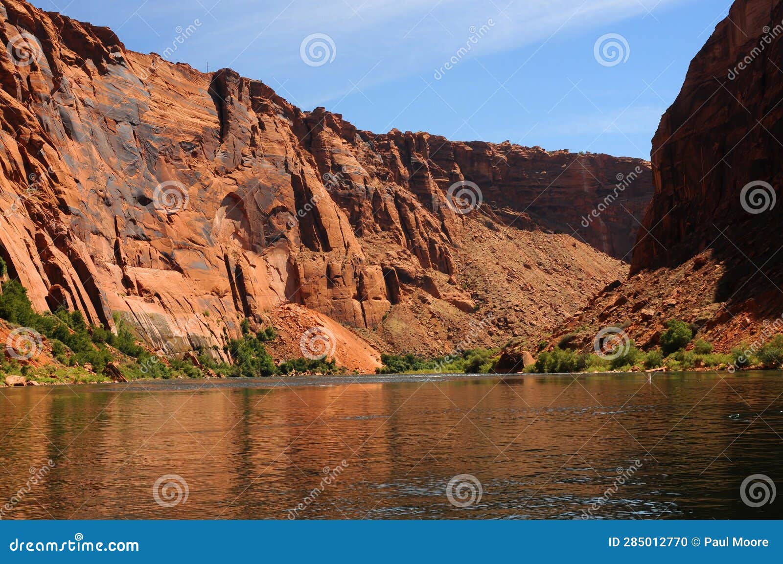 Colorado River Arizona stock photo. Image of camping - 285012770