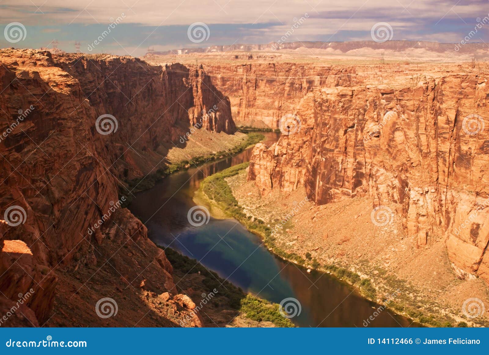 Colorado River Gorge stock photo. Image of geologic, formation - 14112466