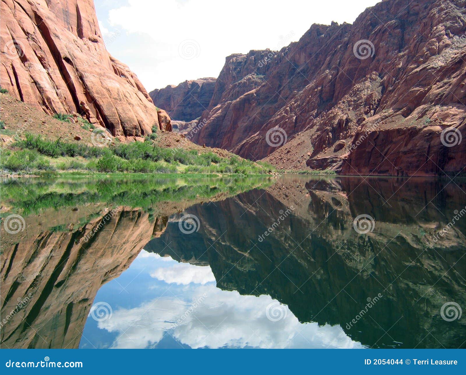 Colorado River in Grand Canyon Stock Photo - Image of reflection ...
