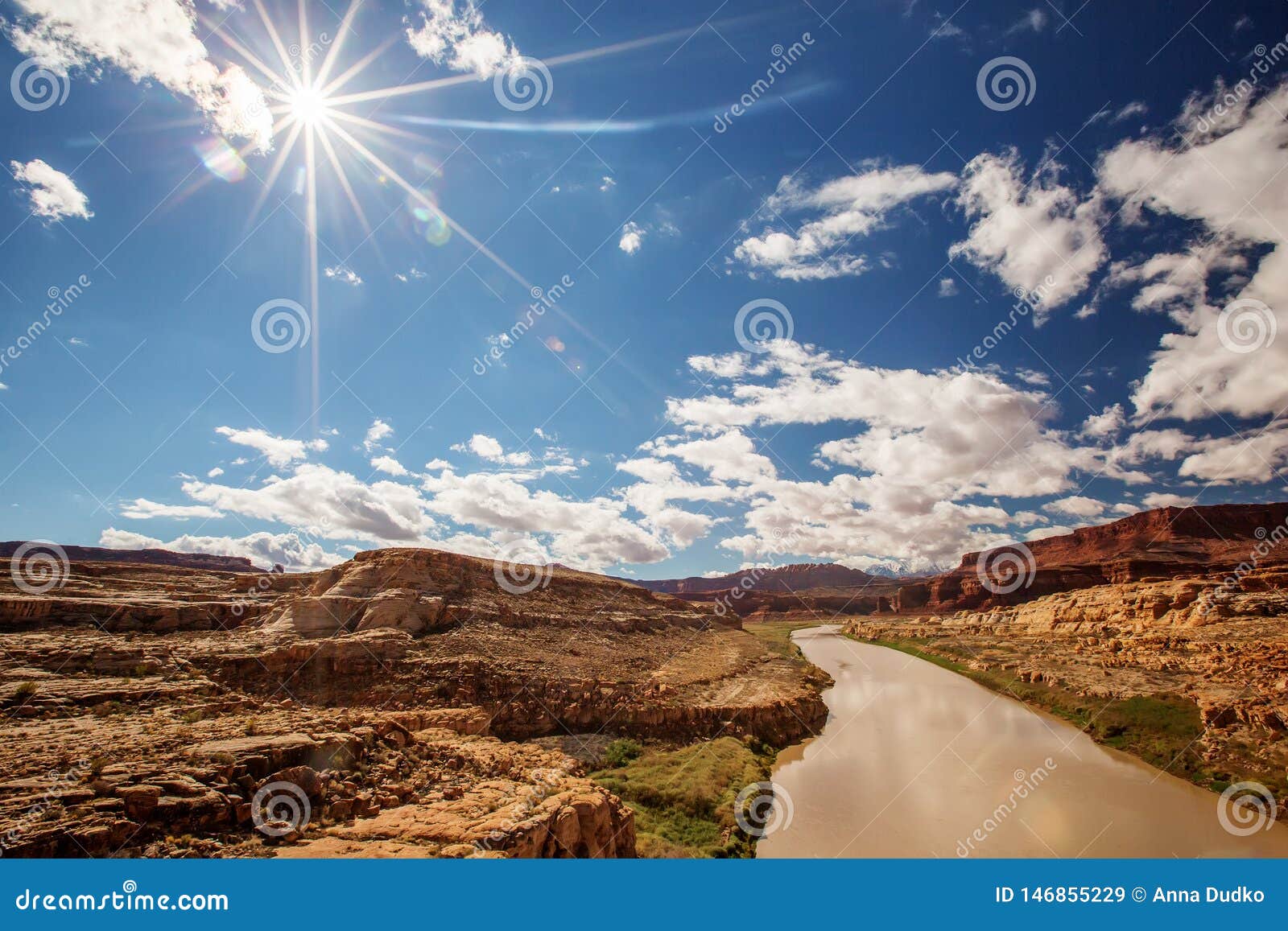 Colorado River Observation Deck Stock Image - Image of scenic, canyon ...