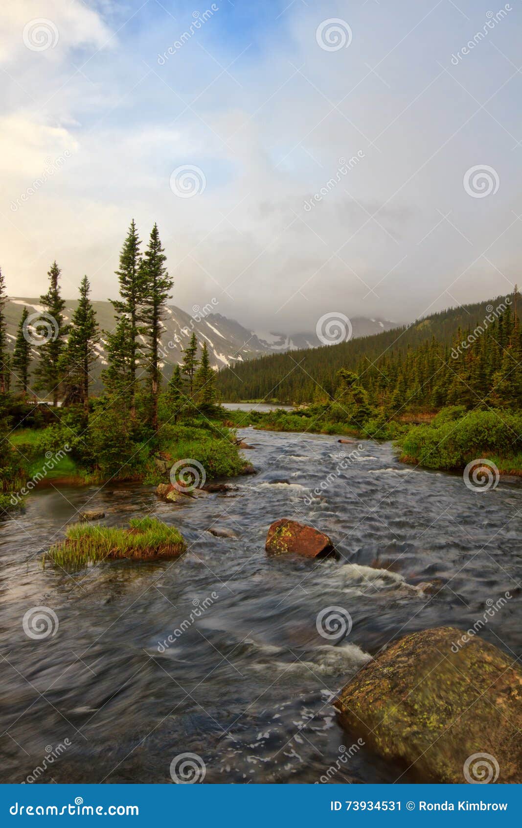 Colorado River Runs through the Mountains Stock Image - Image of rocky ...