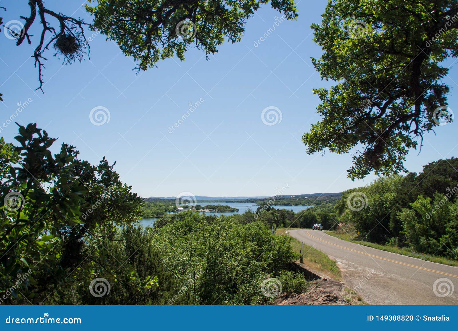 Colorado river, Texas stock photo. Image of landscape - 149388820