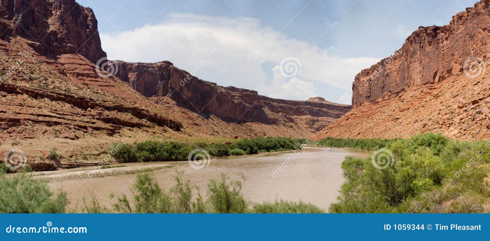 Colorado River Valley Panorama 2 Stock Photo - Image of formation ...